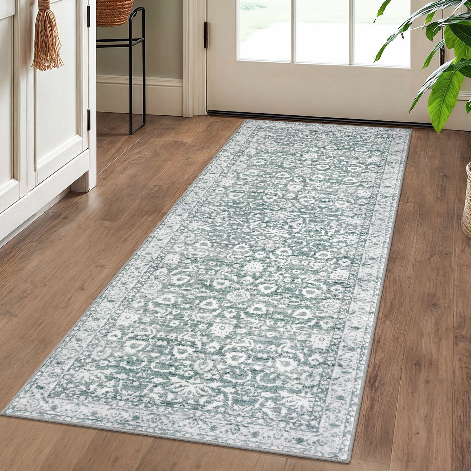 Suelur Washable 2x5 Runner Rug for Hallways Non Slip Rug Runners ...