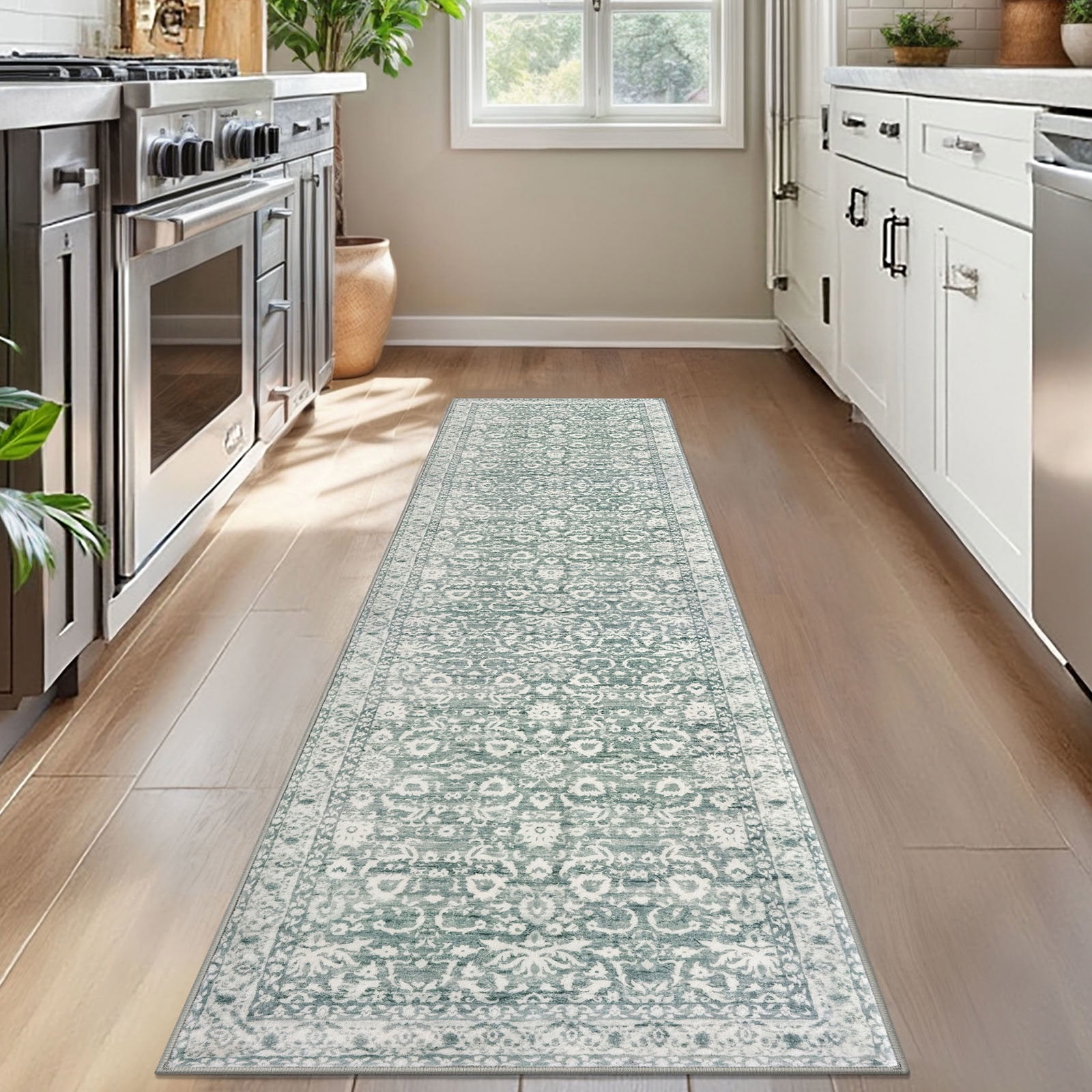 Suelur Runner Rugs for Floor 2x7 Washable Kitchen Runner Rug Non-Slip ...