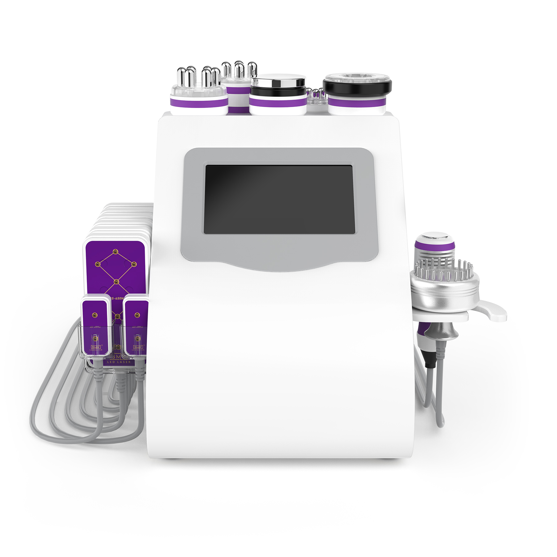 Facial Massager 7 In 1 Face Cleaner Lifting Machine Skin Care Tool Led ...