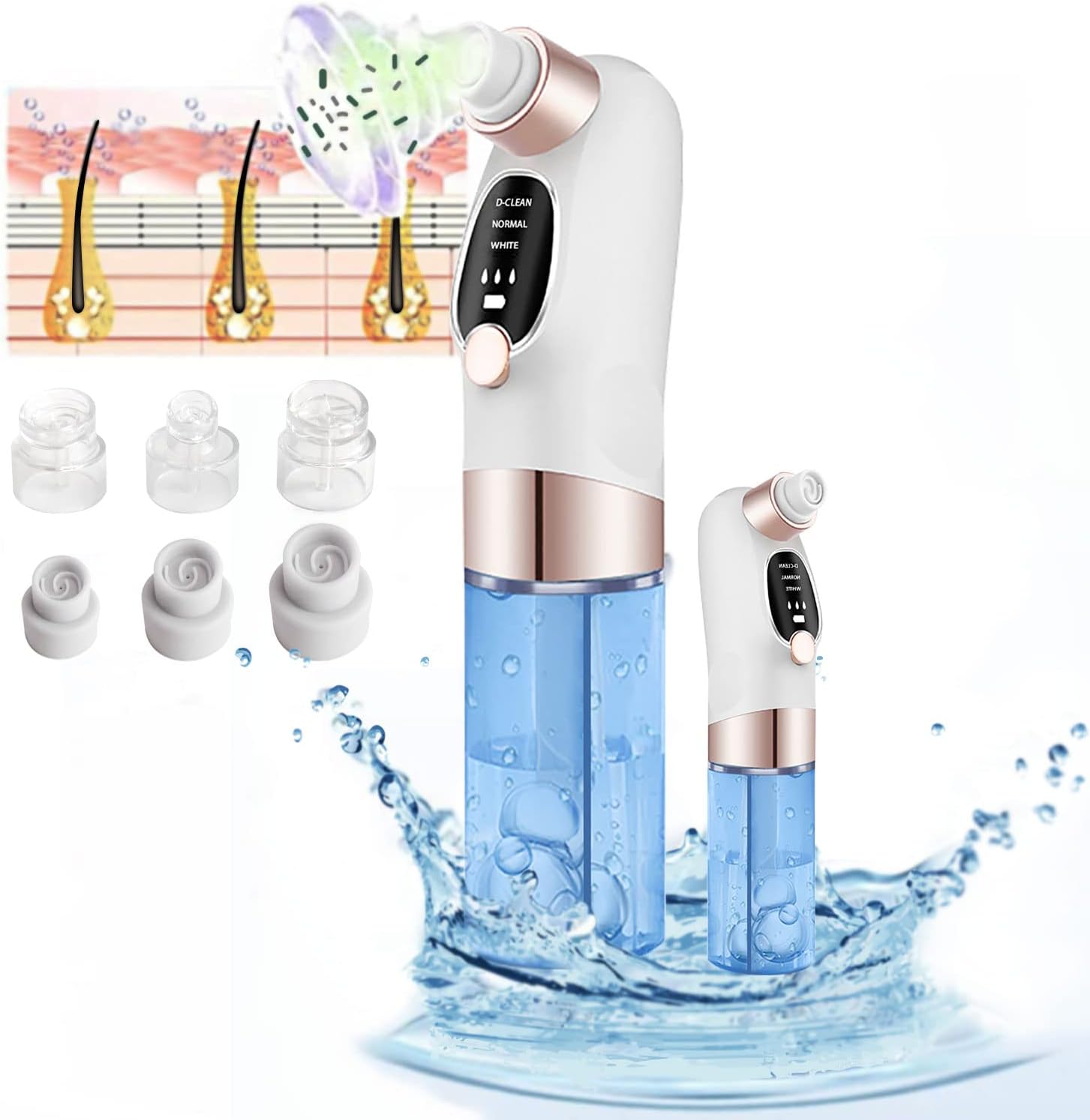 Tagital Electric Blackhead Remover Pore Vacuum Suction Diamond ...