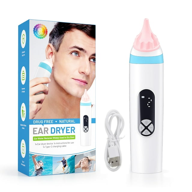 Sueriy Ear Water Dryer, Rechargeable Ear Water Remover Moisture Relief ...