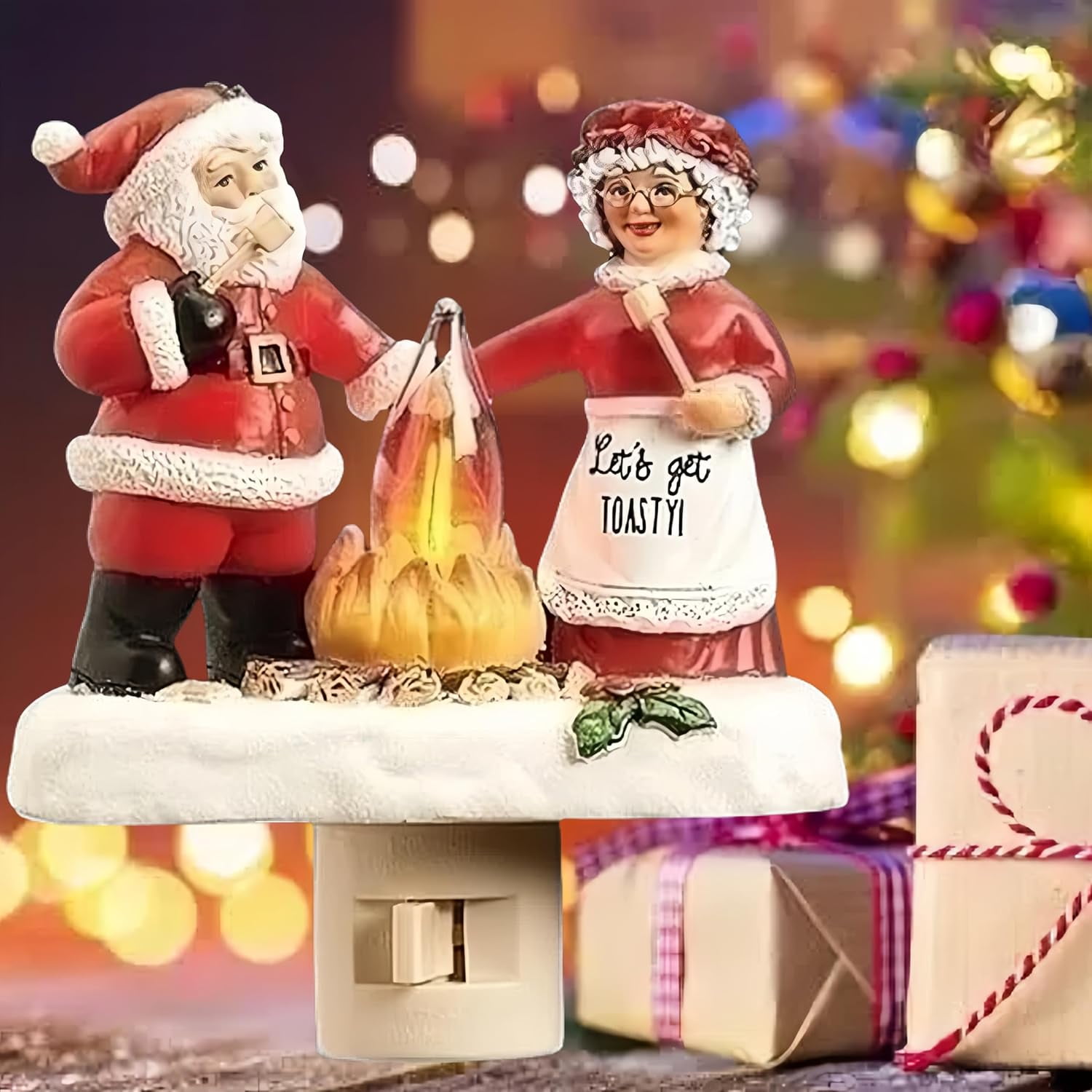 Sueriy Ghost Campfire Nightlight Halloween, Christmas Ghost Campfire ...