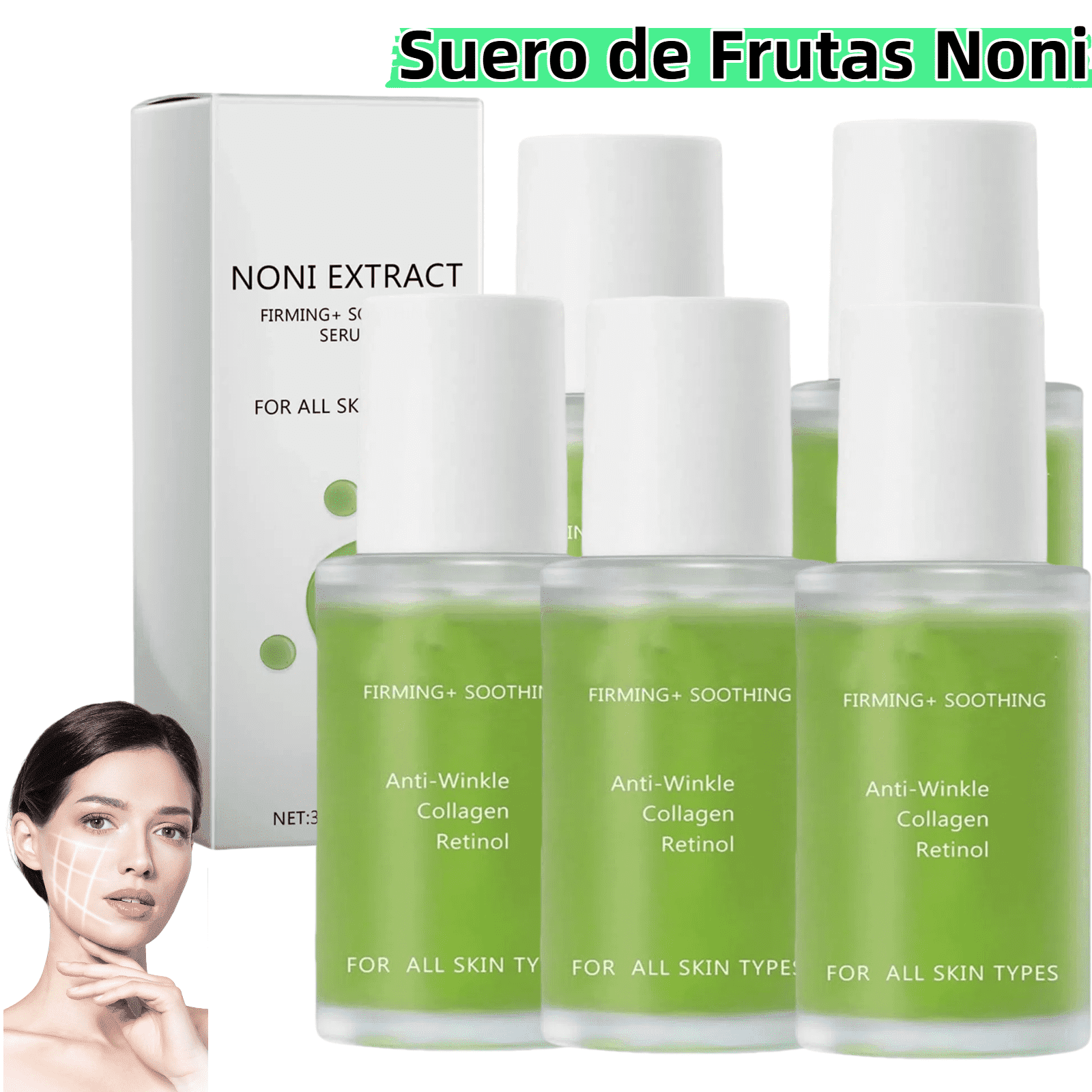 Suero de Frutas Noni, Suero Facial con Extracto de Noni de 30 Ml ...