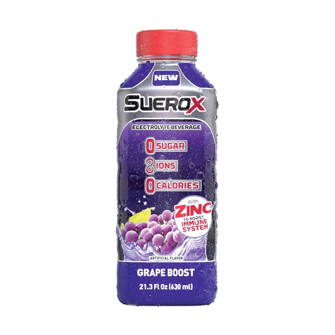 SueroX Grape Boost Electrolyte Beverage 21.3 oz, 1 Ct - Walmart.com