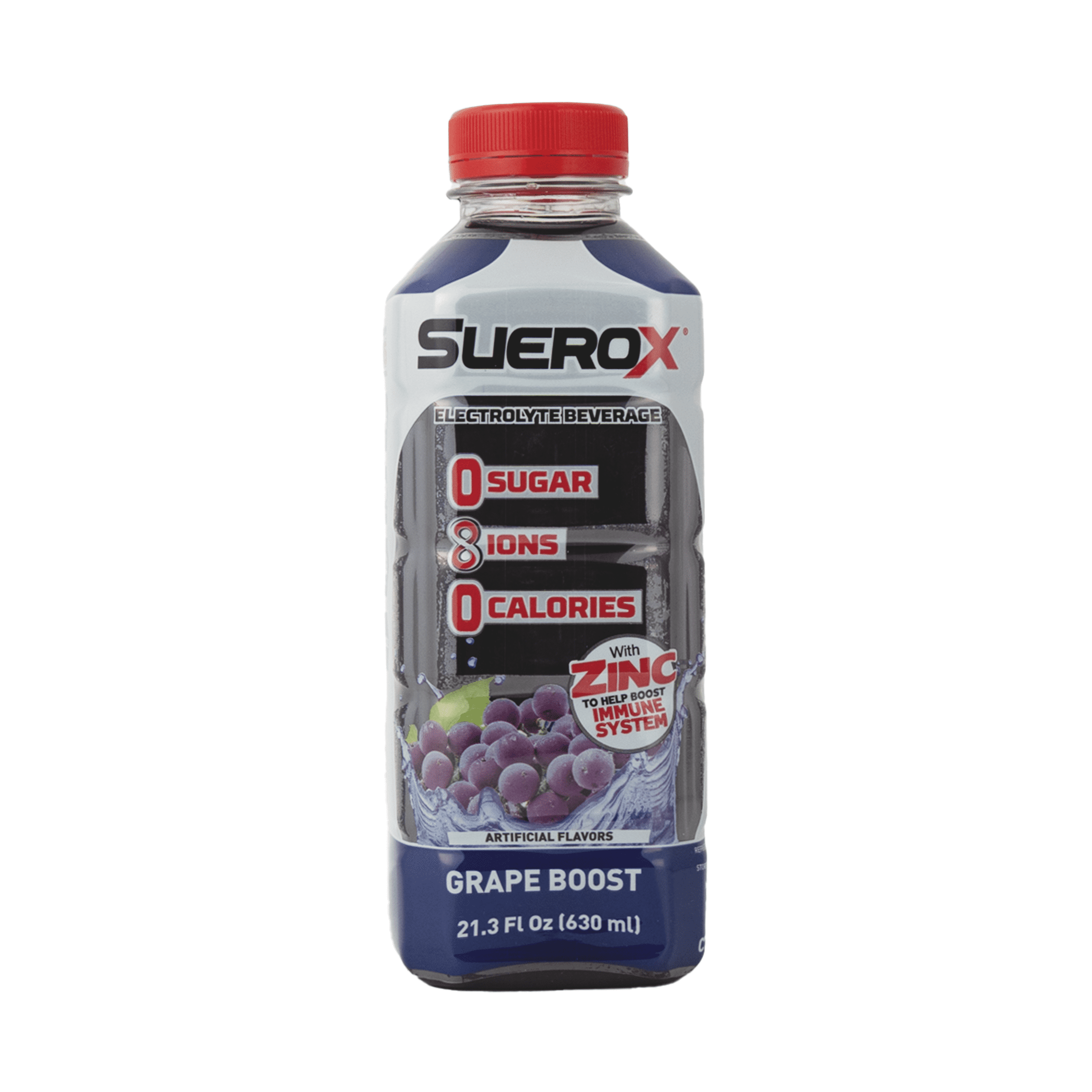 Suerox Grape Boost Electrolyte Beverage 21.3 oz, Regular Size, 1 Count ...