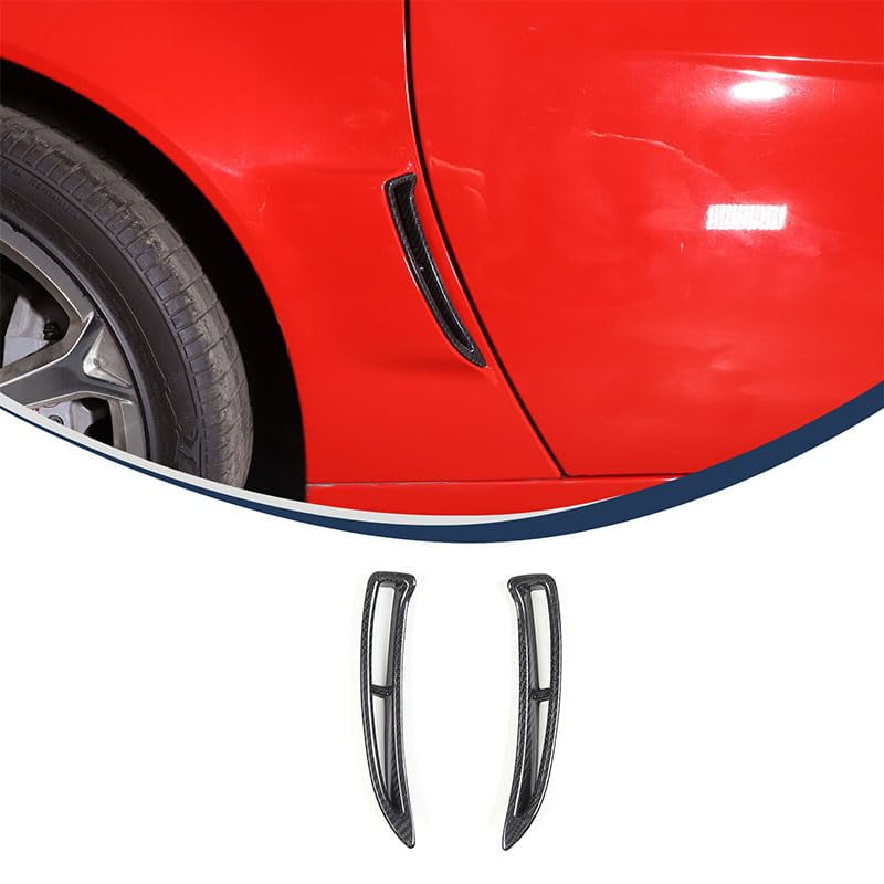 Suetlcoity Car Fender Rear IFF17 Side Vents Real Carbon Fiber Air Vent ...
