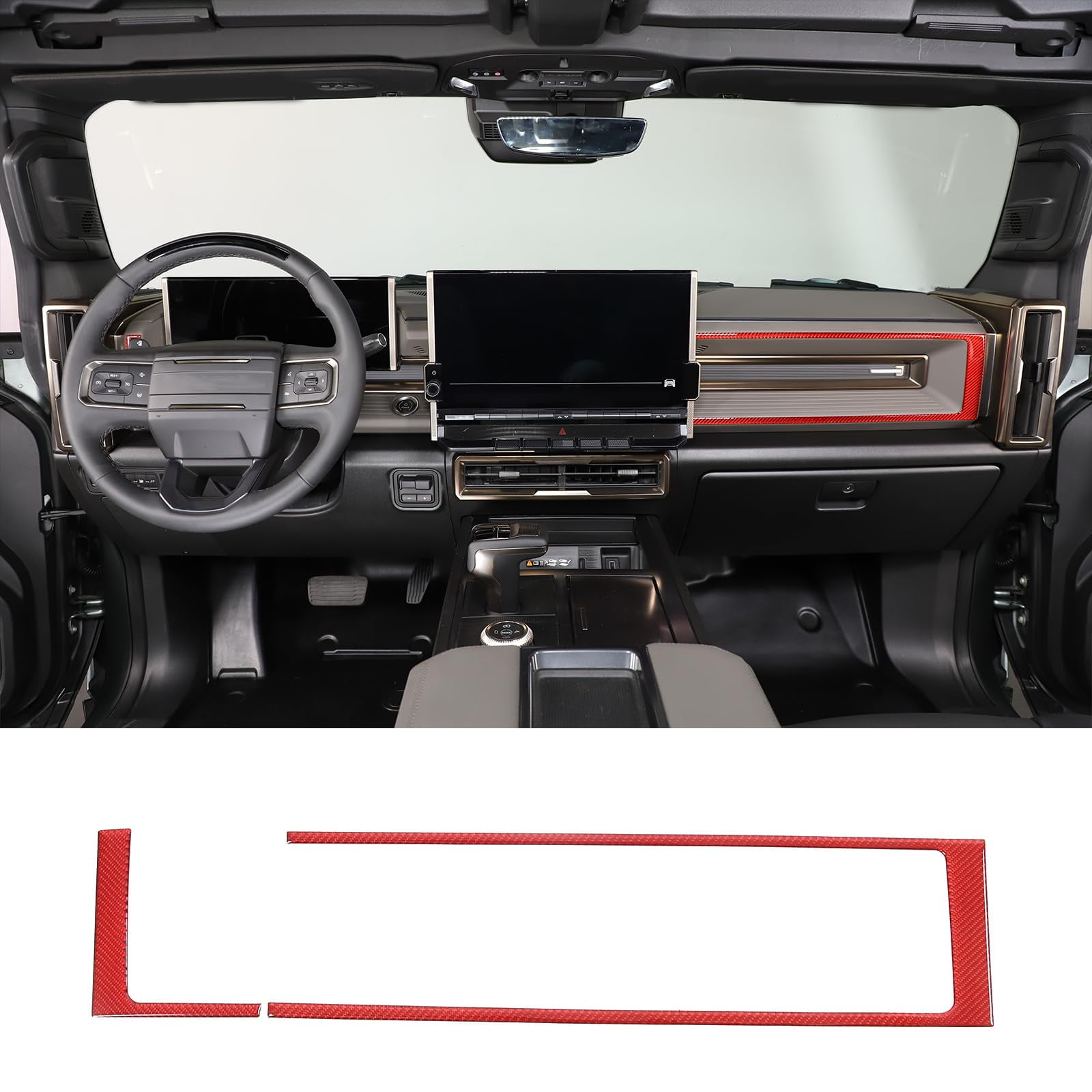 Suetlcoity for Hummer EV SSF20 Accessories Central Console Dashboard ...