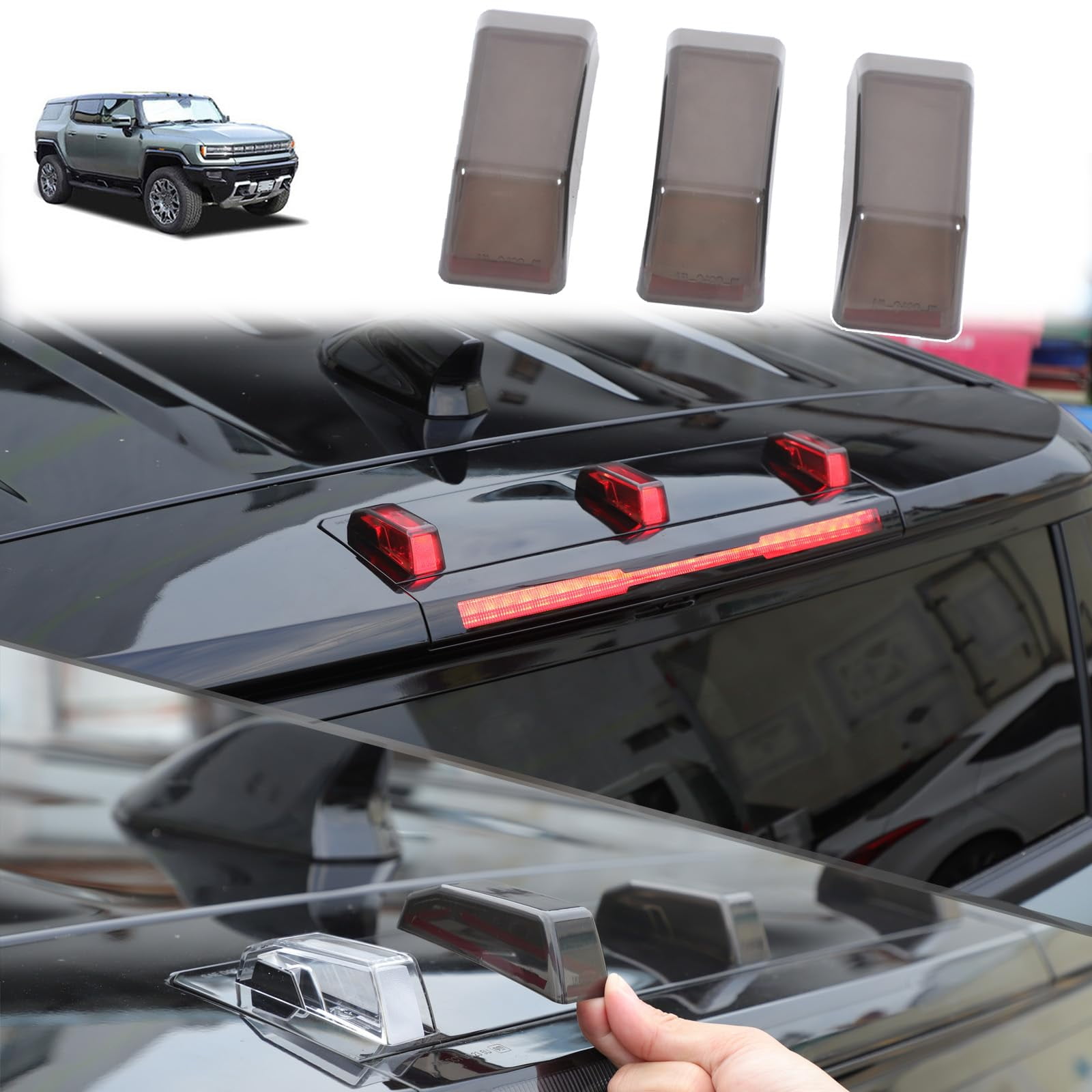 Suetlcoity for Hummer EV SSF20 SUV Accessories Roof Marker Lights Top ...