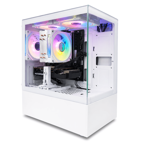 Suevery Gaming PC Desktop, AMD Ryzen 5 5500, Radeon RX 6500XT 4GB, 16GB ...