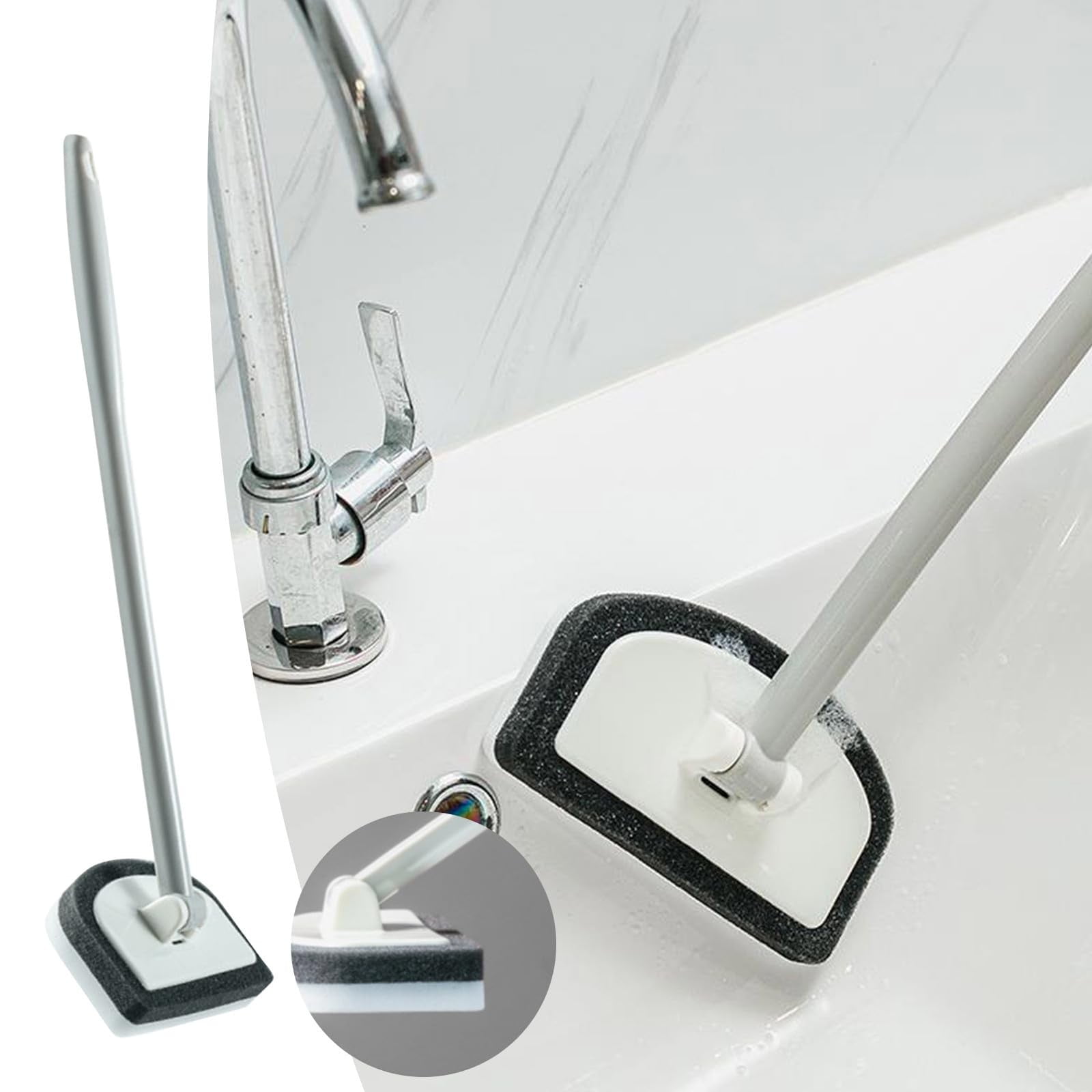 Sueyeuwdi Cleaning Supplies Mop Shower Scrub Cleaning Brush With 90 ...