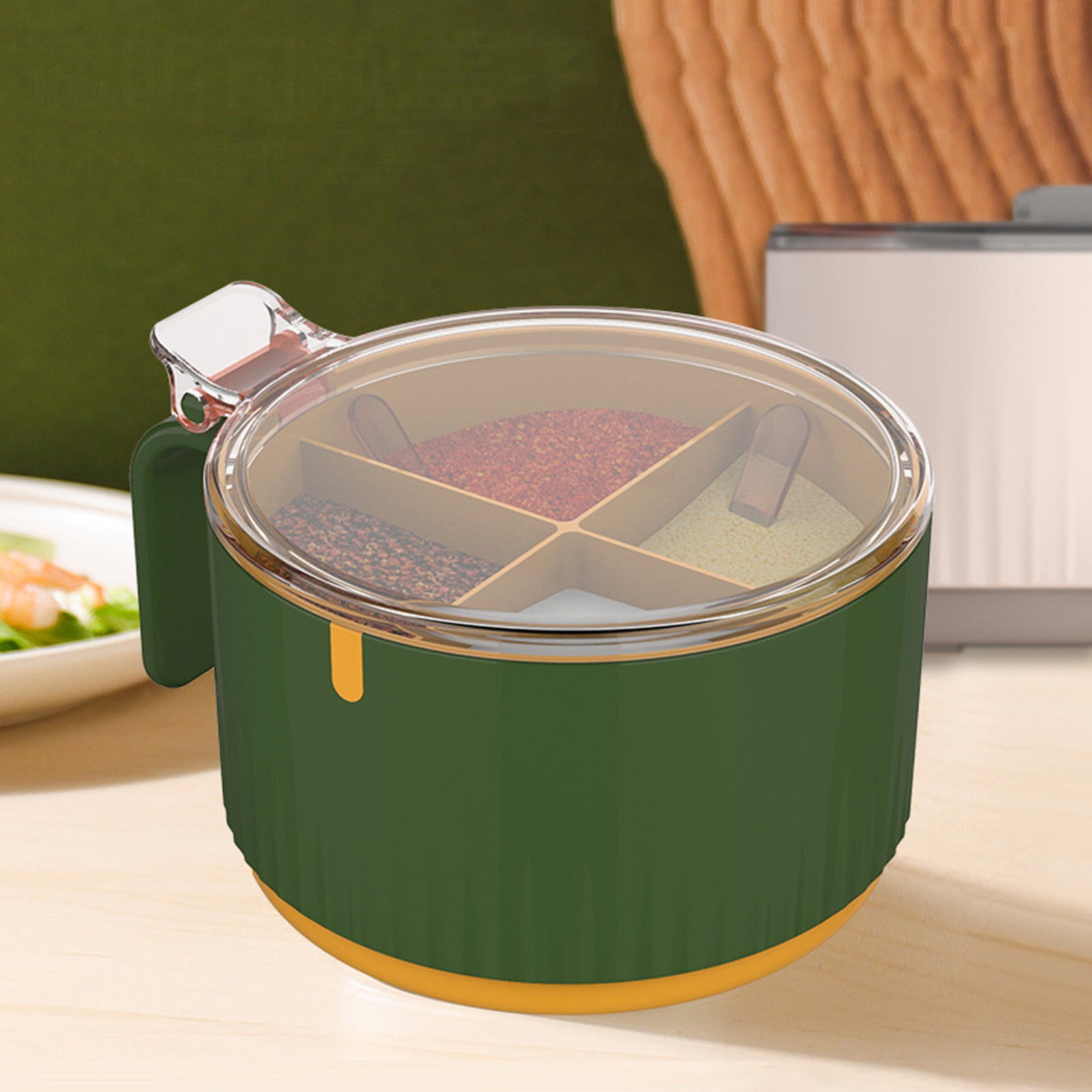 Sueyeuwdi Spice Rack Seasoning Organizer Kitchen Household Four ...