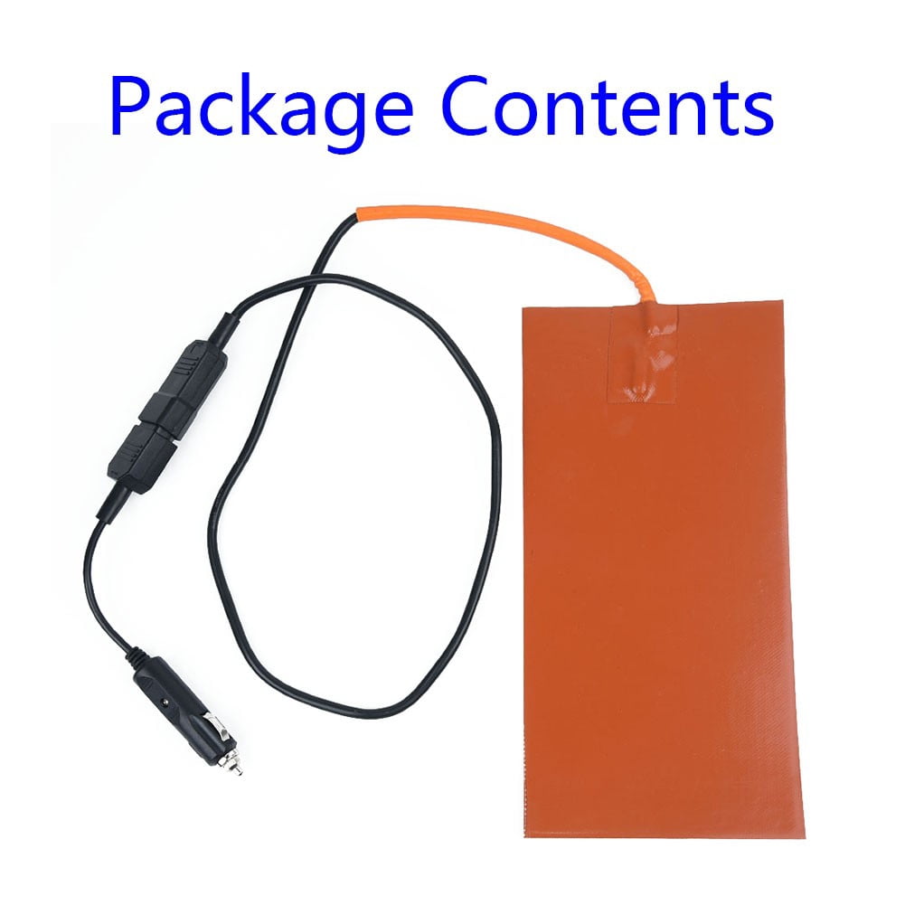Sufanic 12V 100W Pizza Hot Food Delivery Bag Silicone Heating Pad/Mat w ...