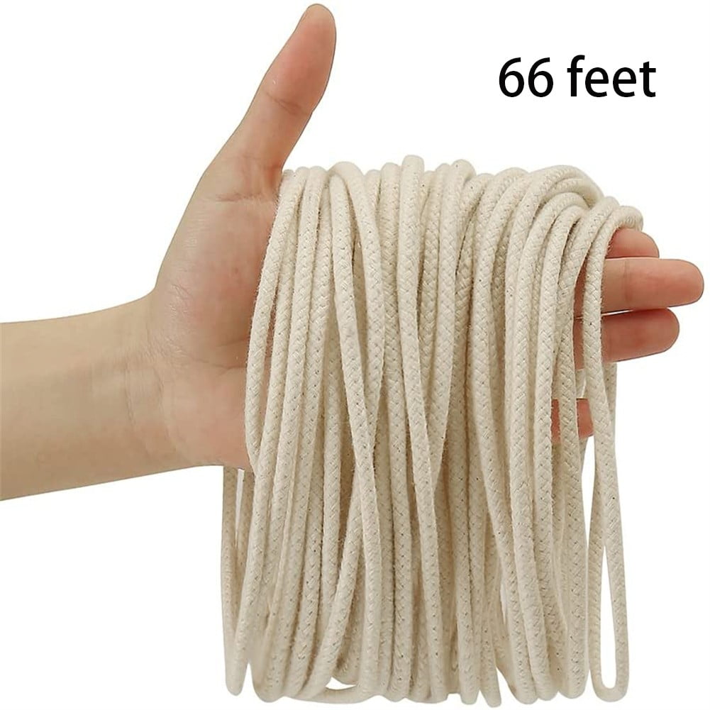 Sufanic Candle Wicks Cotton Core Waxed Wick Cotton Braid Candle Wick ...