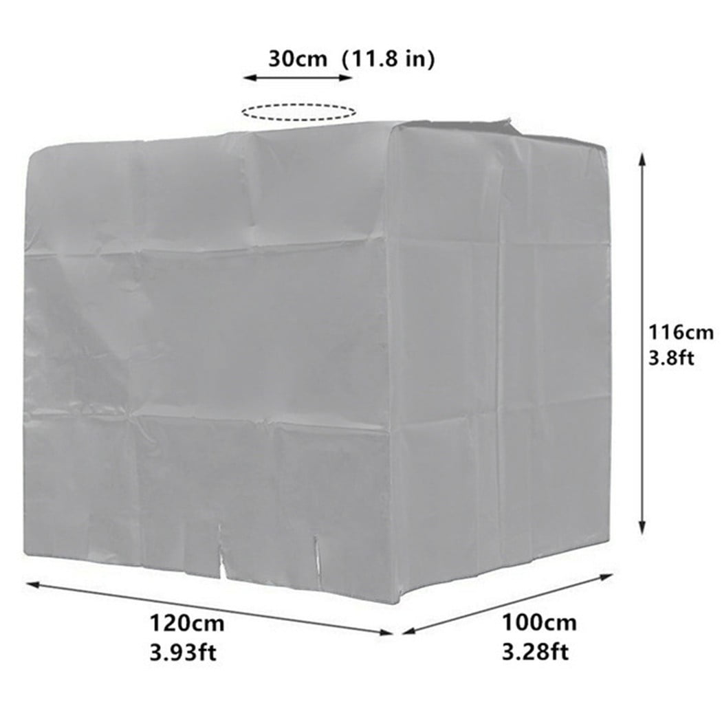 Sufanic IBC Tote Cover for 1000L Outdoor 275 Gallon Rain Barrel 210D ...