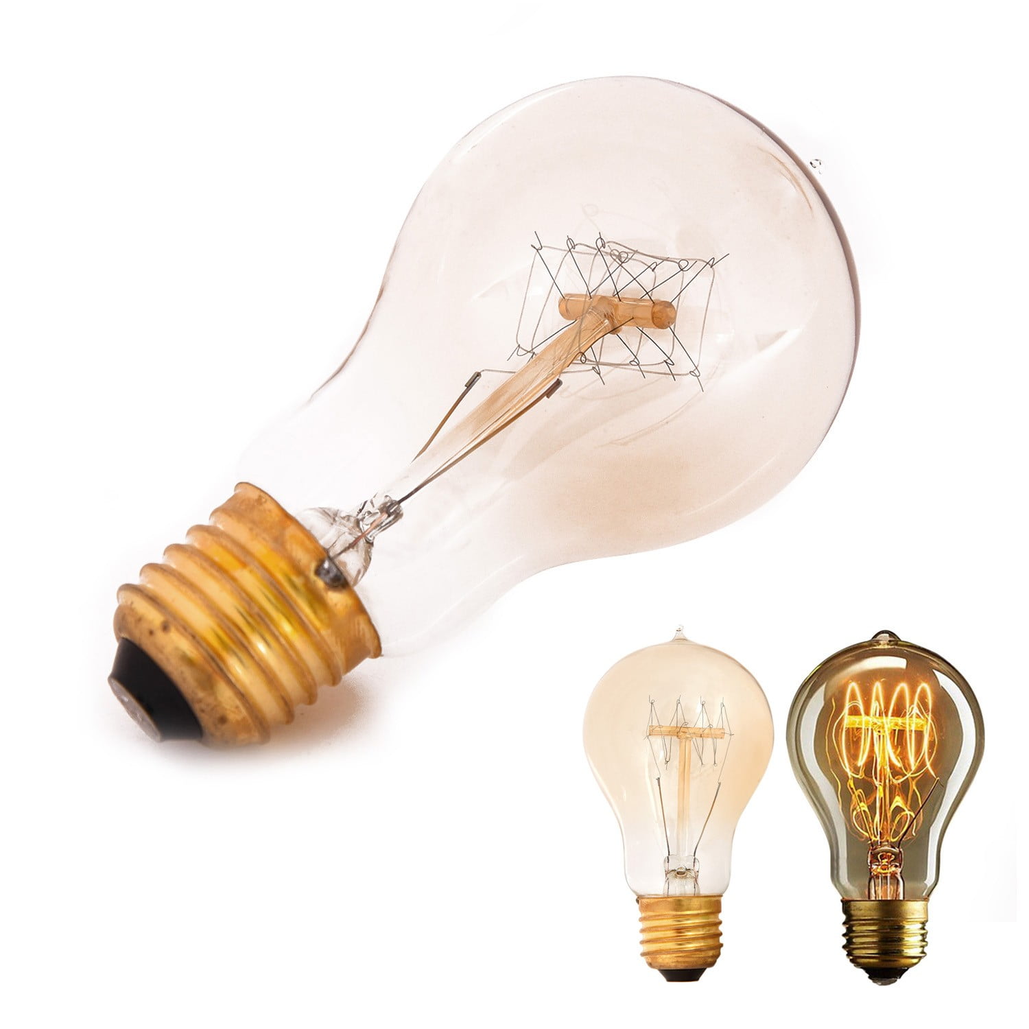 Sufanic LED Dimmable Edison Light Bulbs 40W Equivalent, E27 Base ...