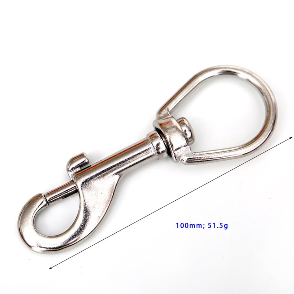 Sufanic Scuba Diving Stainless Steel Hook Dual End Bolt Quick Carabiner ...
