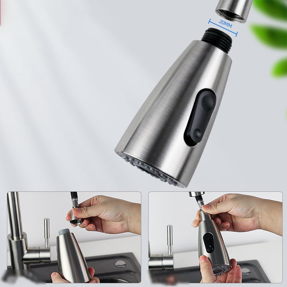 Sufanic Universal Kitchen Pull Out Spray Head Replacement Sink Faucet ...