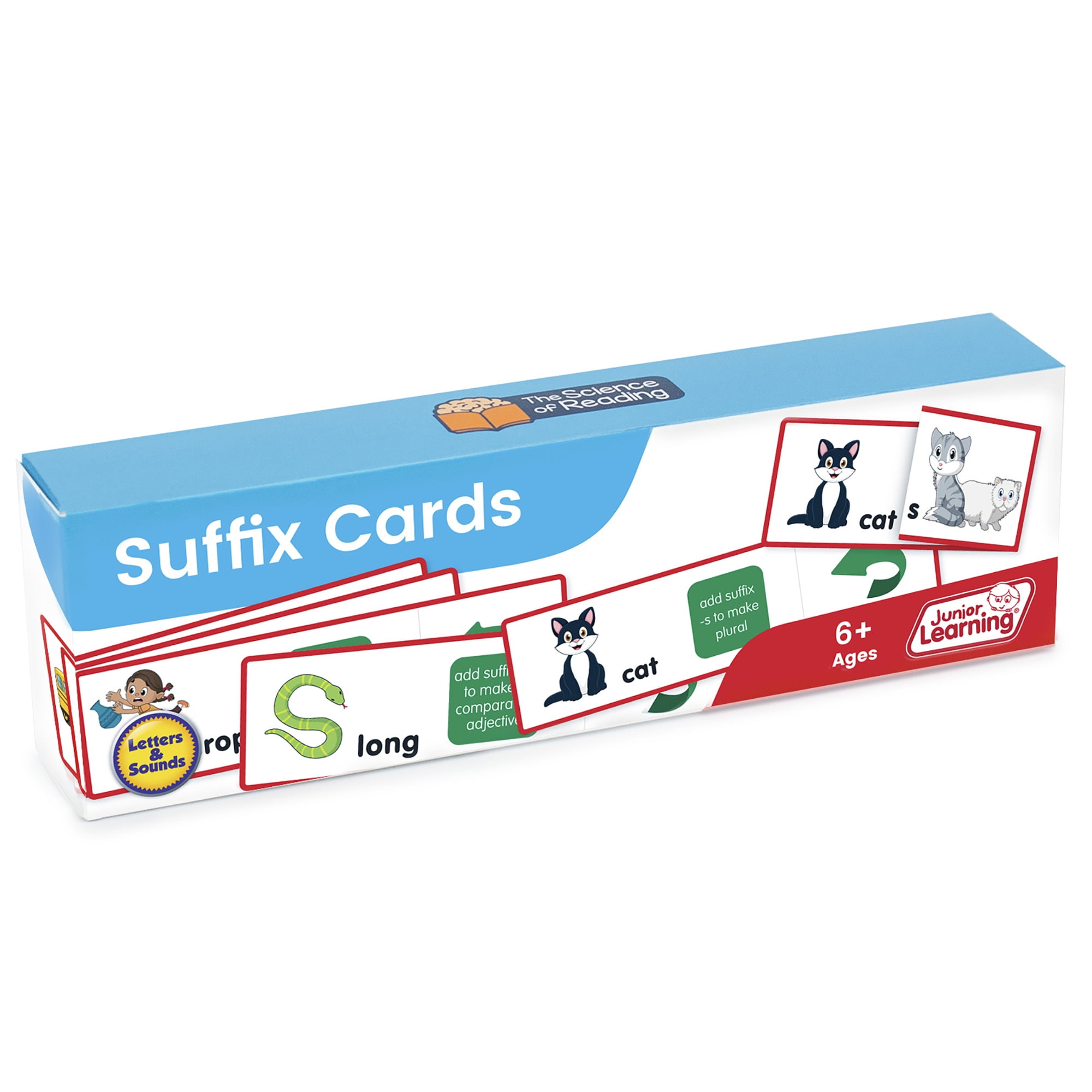 Suffix Flashcards: Junior Learning, The Science of Reading ...