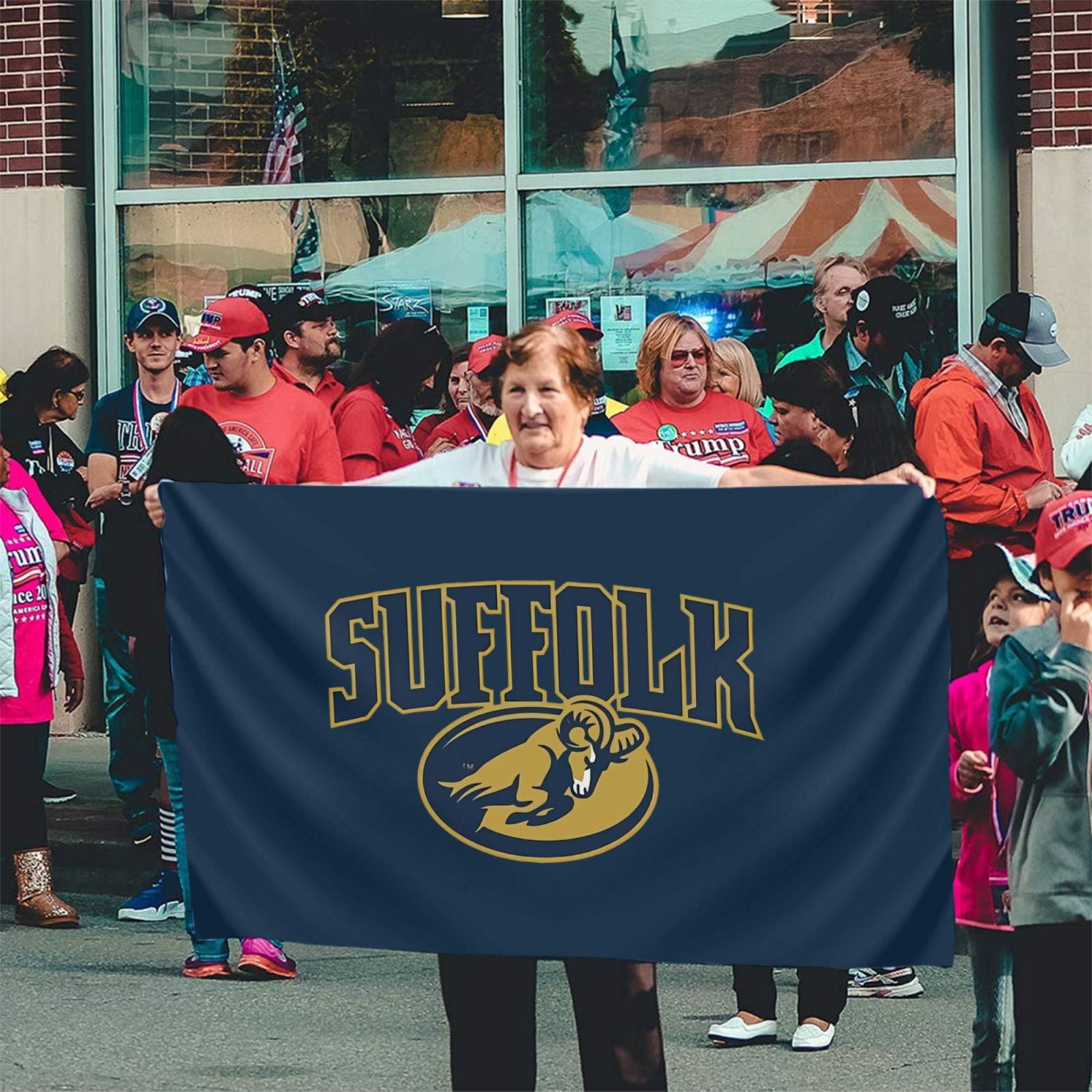 Suffolk University Logo Flag 3x5 Ft Holiday Banner Garden Yard House Flags - Walmart.com
