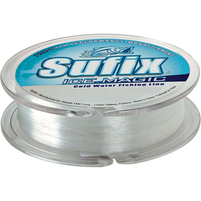 Sufix 100 Yard Ice Magic Monofilament Fishing Line - 4 lb. Test - Clear ...