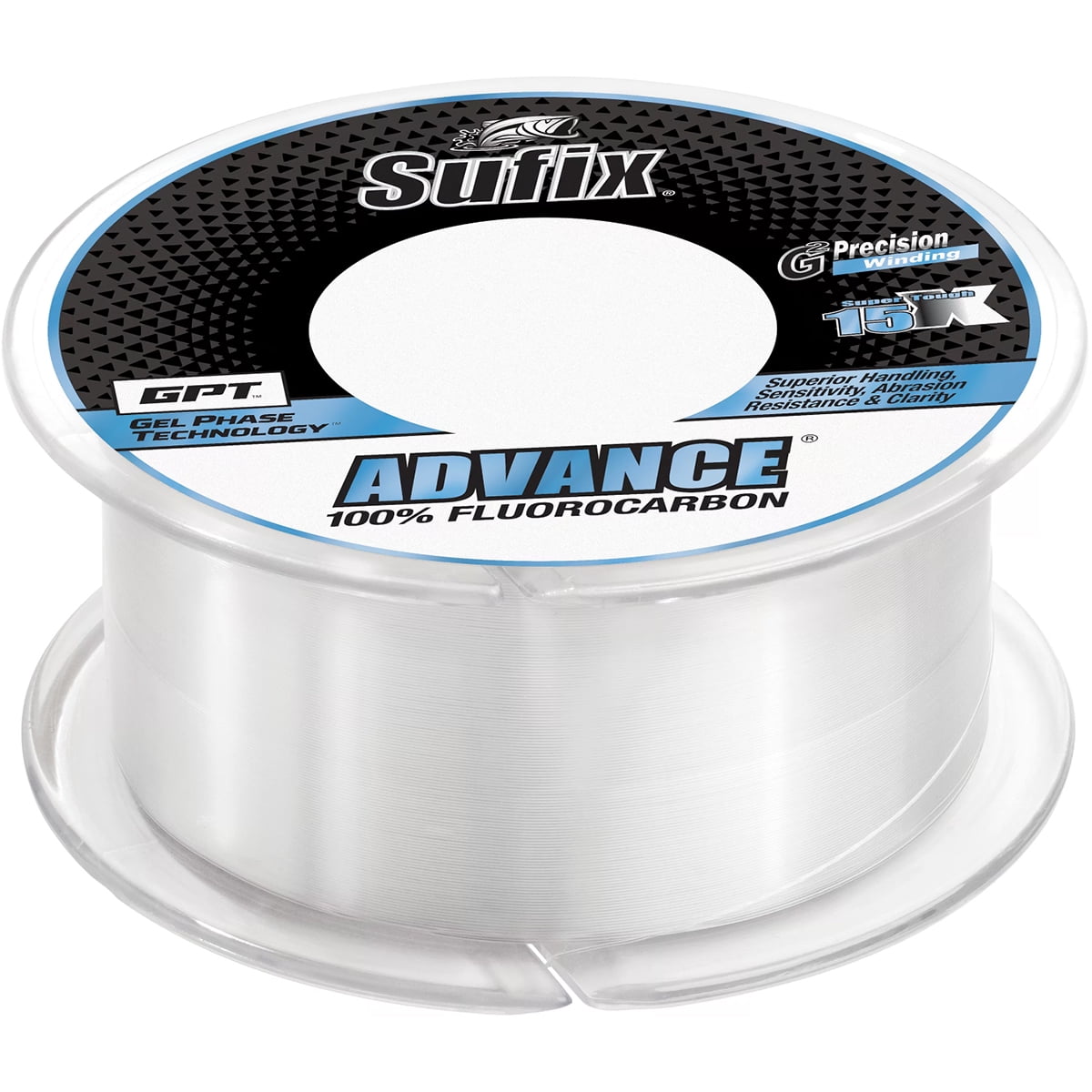 Sufix Advance Ice Fluorocarbon Fishing Line 2lb 50yd Clear - Walmart.com