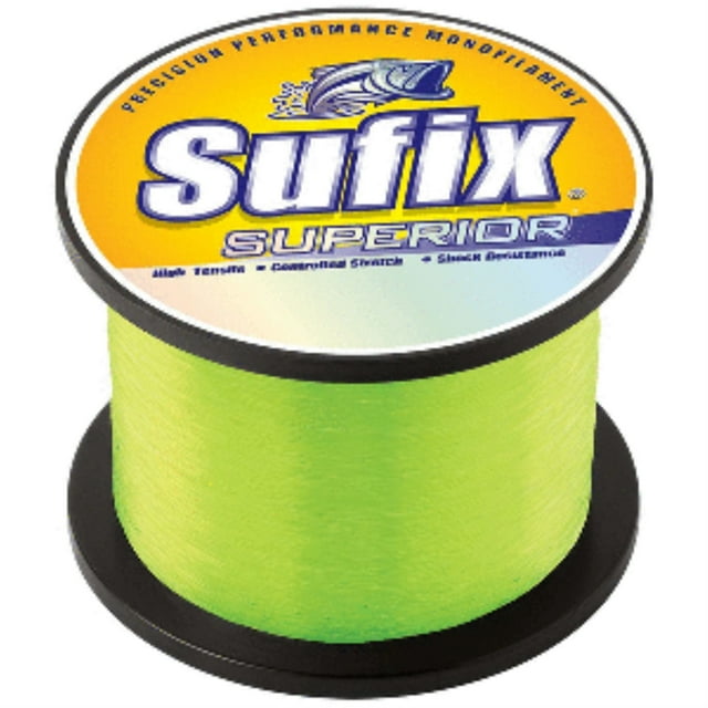 Sufix 638-120 Superior Monofilament Line 20 lb 670 Yards Hi-Vis Yellow 1/4 lb - Walmart.com