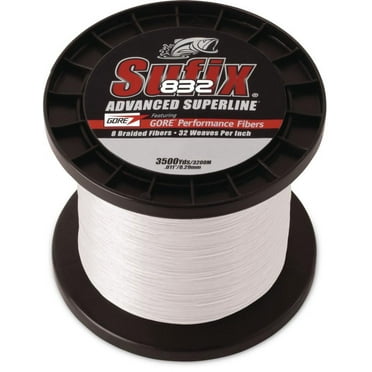Sufix 832 Braid Line-3500 Yards (Neon Lime, 30-Pound) - Walmart.com