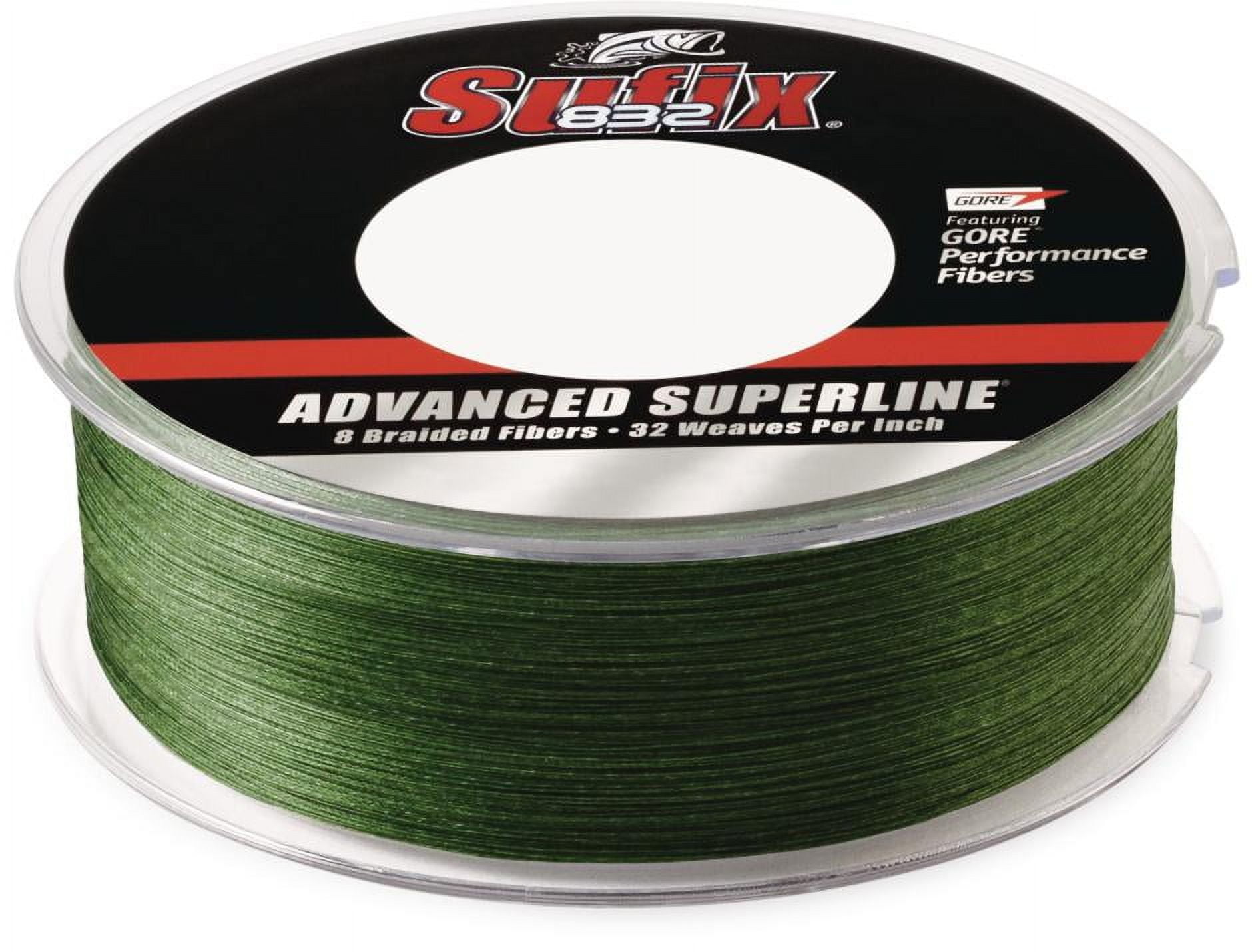 Sufix 832 Advanced Braided Fishing Line, 30lb Strength, 600yd Length ...