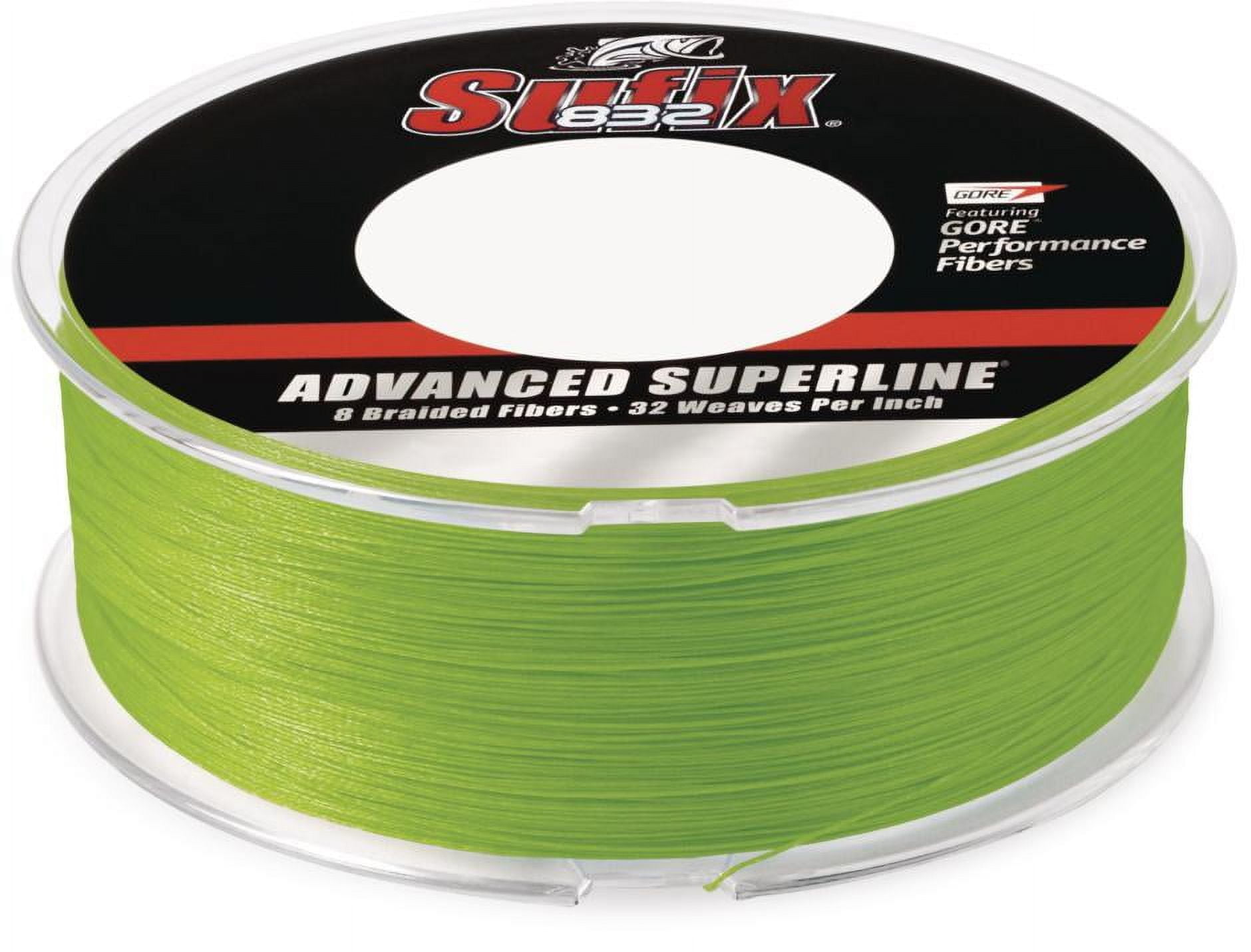Sufix 832 Braided Fishing Line 10lb 600yd Neon Lime - Walmart.com