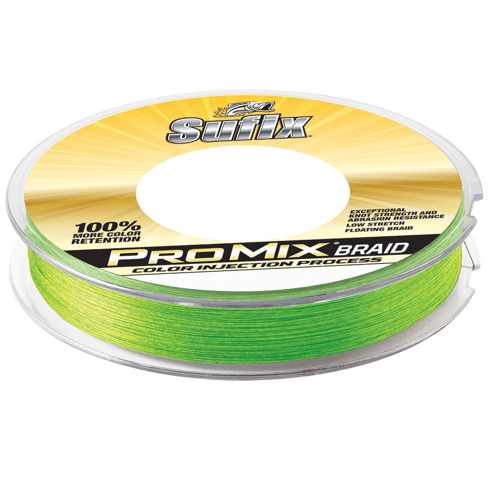 Sufix ProMix Braid 15 lb Neon Lime - Walmart.com