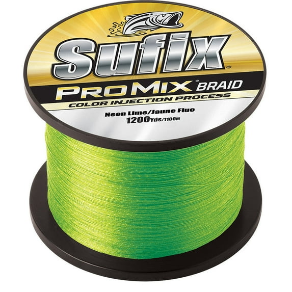 Sufix ProMix Braid 40 lb Neon Lime - Walmart.com