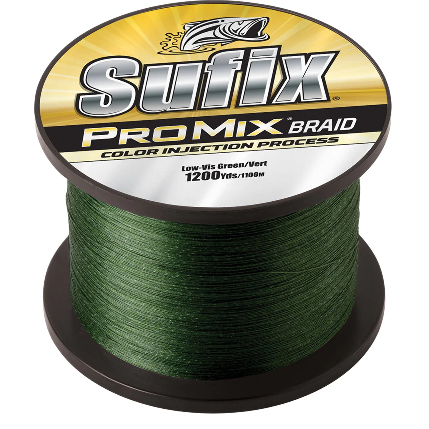 Sufix ProMix Braid - 40lb - Low-Vis Green - 1200 yds [630-340G] - Walmart.com