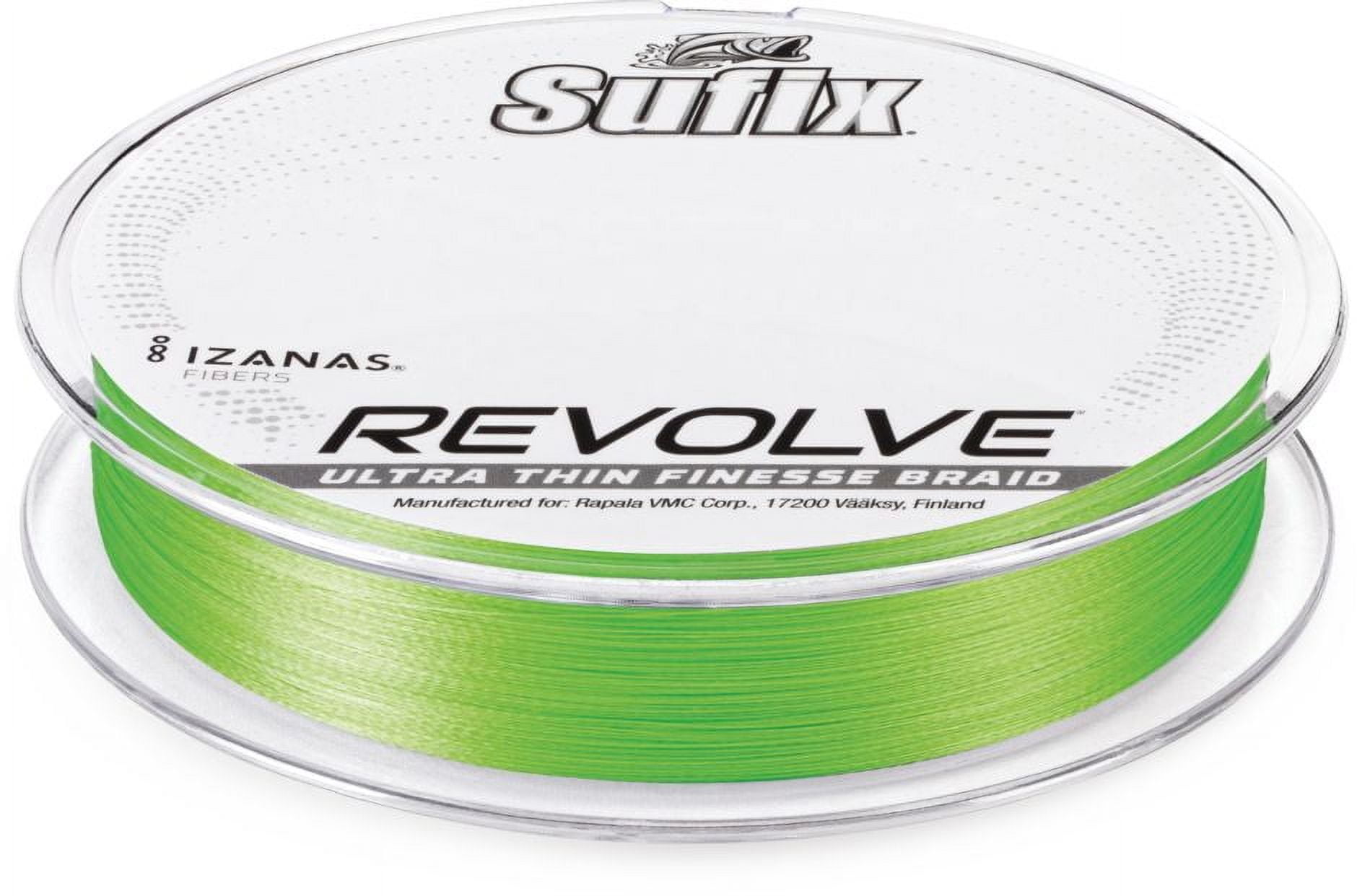 Sufix Revolve Braided Fishing Line 12lb 200yd Neon Lime - Walmart.com