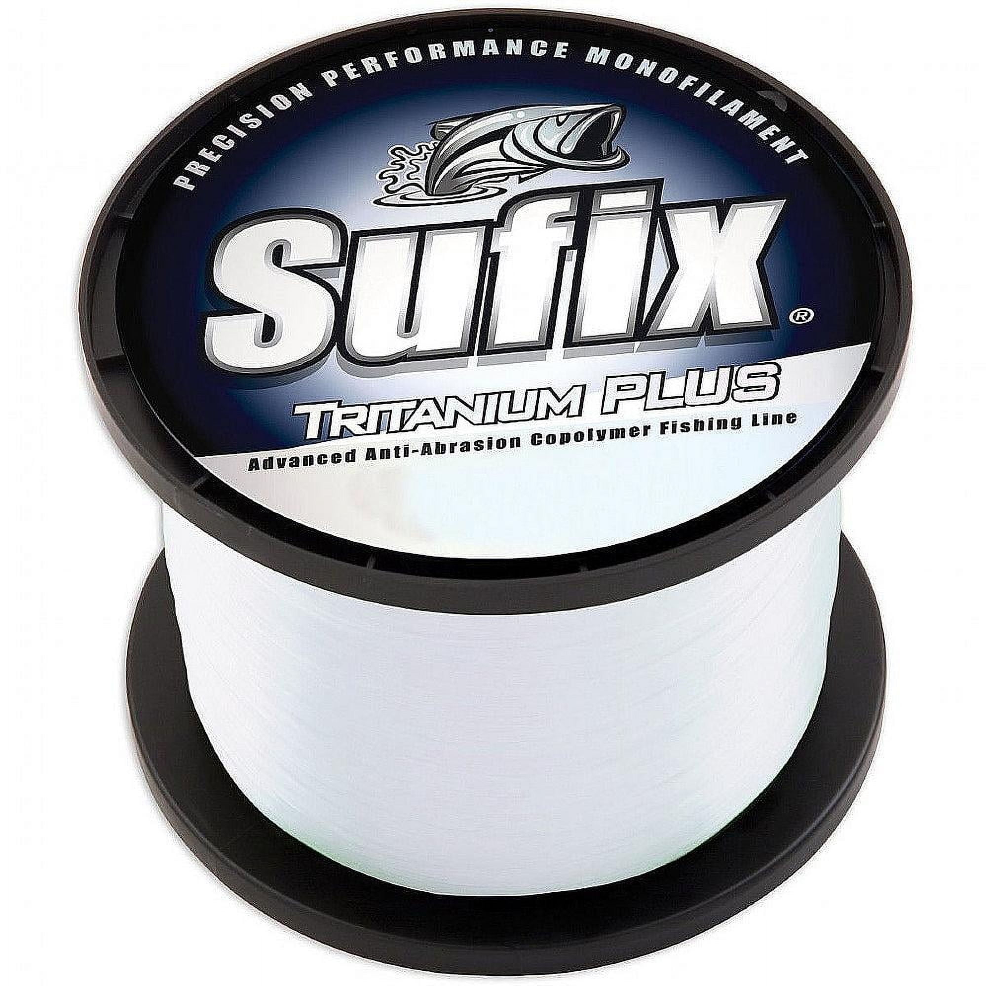 Sufix Tritanium Plus Fishing Line, 14 LB, 4395 YDS, Clear, Durable ...