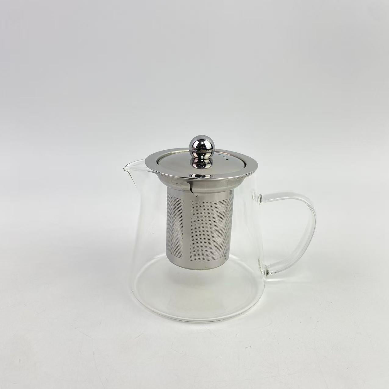Suftsoge Non-electric kettles,Mini Size Glass Teapot Tea Kettle-with ...