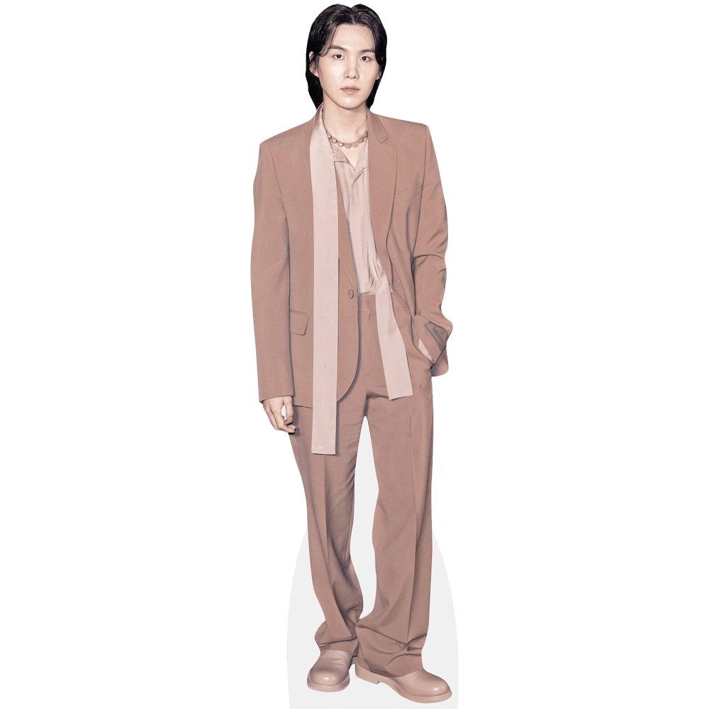 Suga Beige Suit Lifesize Cardboard Cutout Standee Nepal | Ubuy