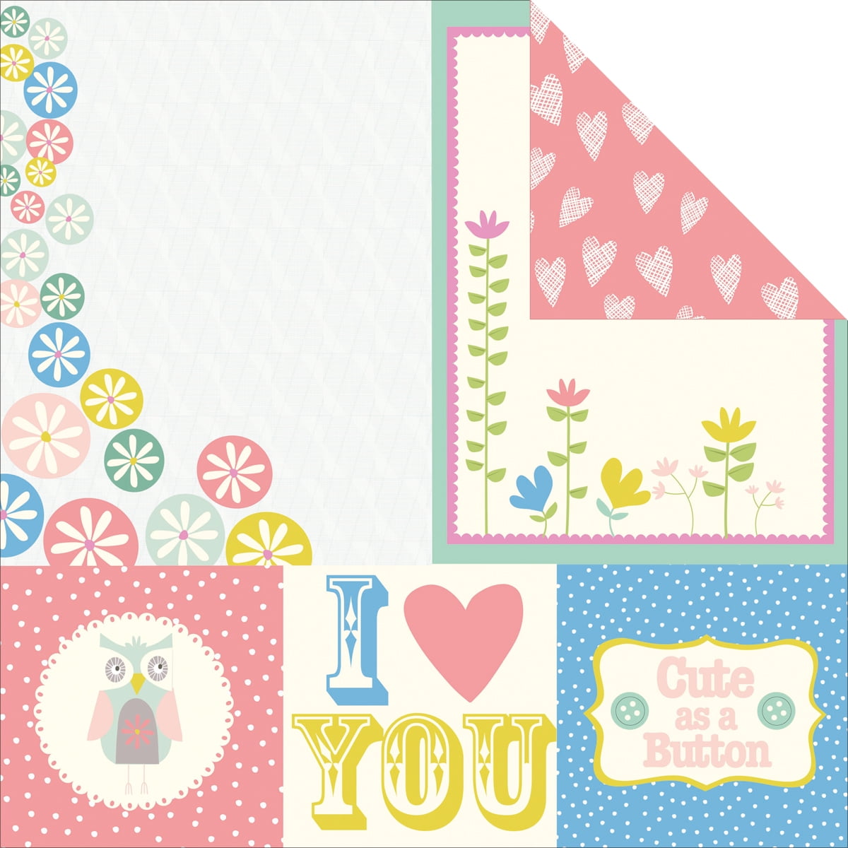 Suga Pop Double-Sided Paper 12"X12"-Fruit Tingle, Pk 20, Kaisercraft ...
