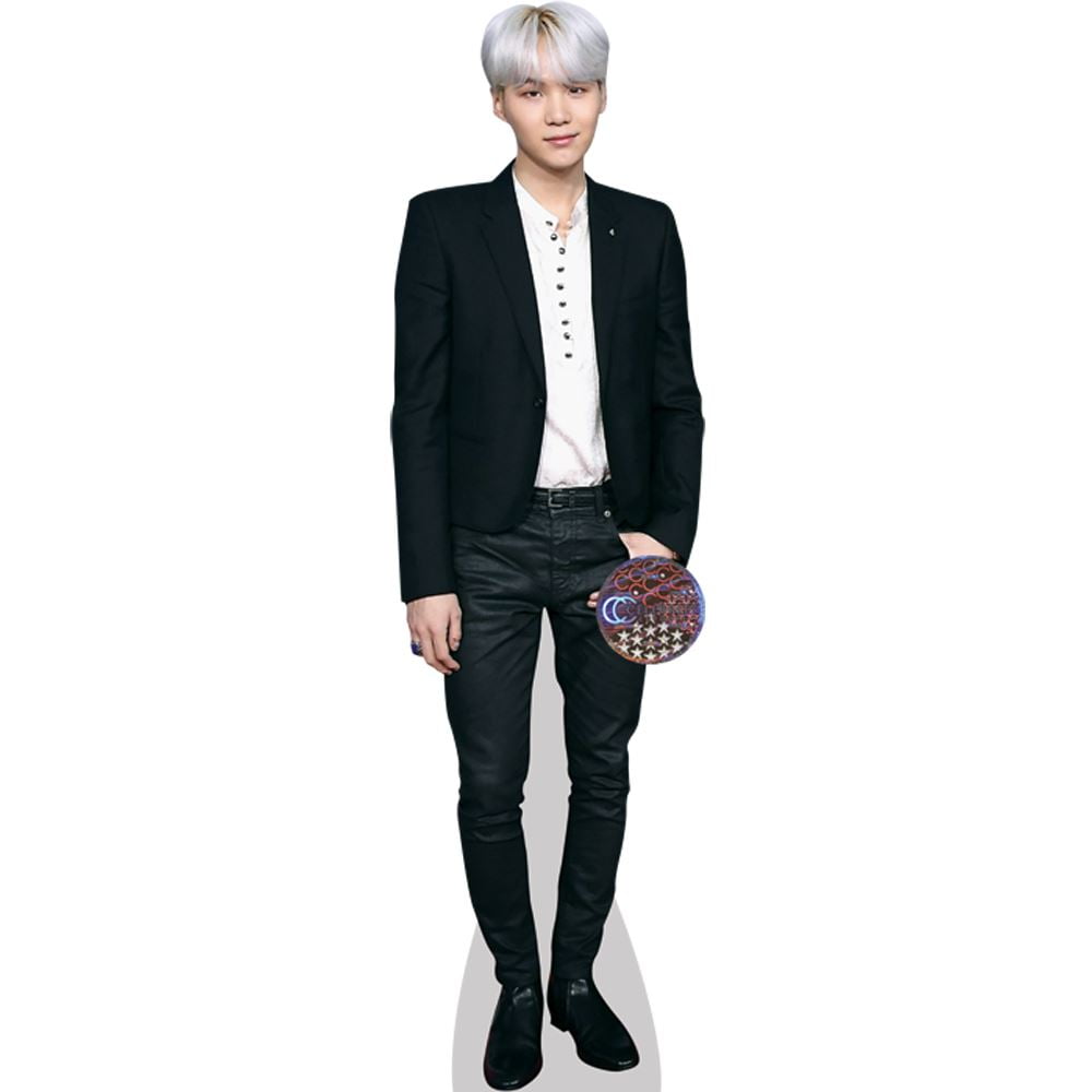 Suga (Silver Hair) Lifesize Cardboard Cutout Standee - Walmart.com
