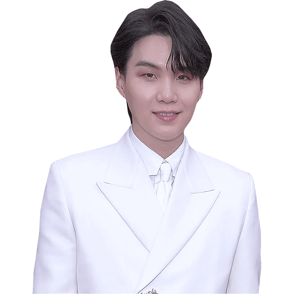 Suga (White Suit) Half Body Buddy Cutout - Walmart Business Supplies