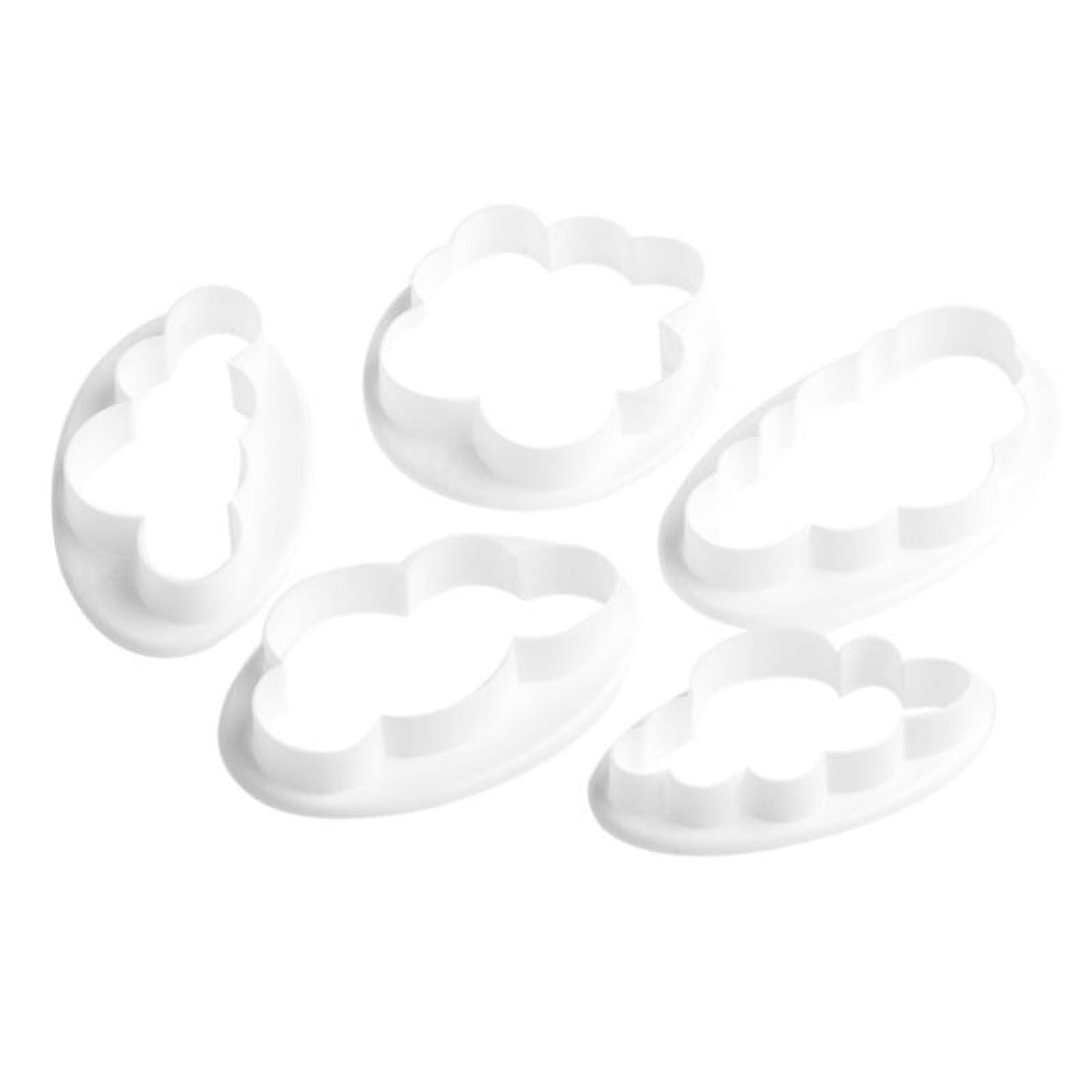 Sugar Biscuit Mold Cloud Shape Fondant Cutter ABS Plastic Baking Mould ...