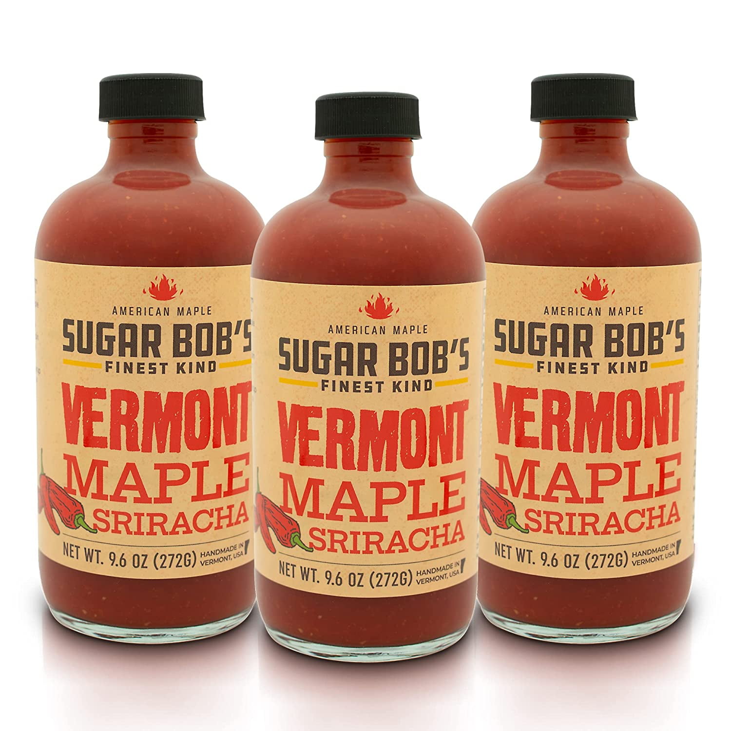 Sugar Bob’s Finest Kind - Vermont Maple Sriracha, Original Sweet and ...