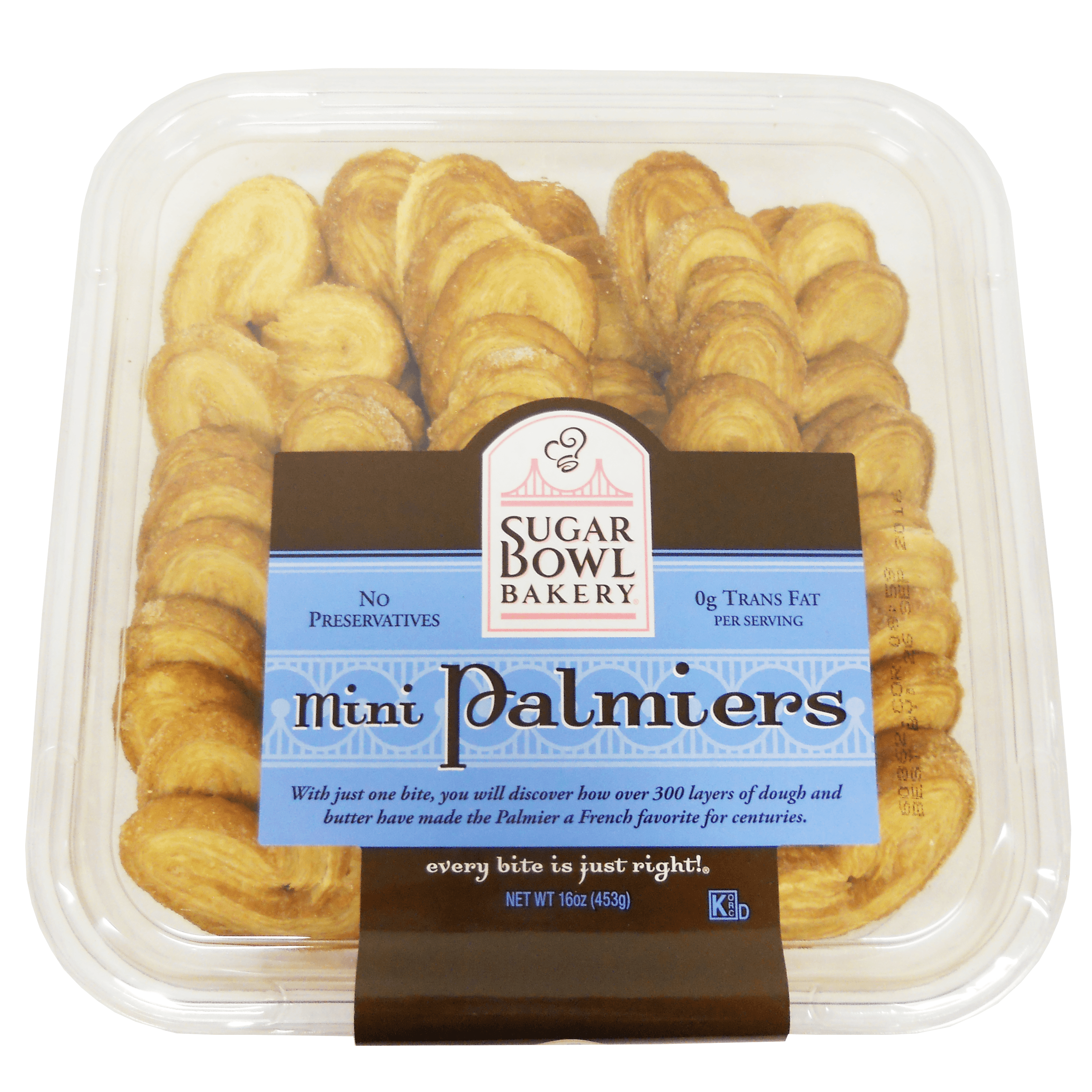Sugar Bowl Bakery Mini Palmiers, 16 oz - Walmart.com