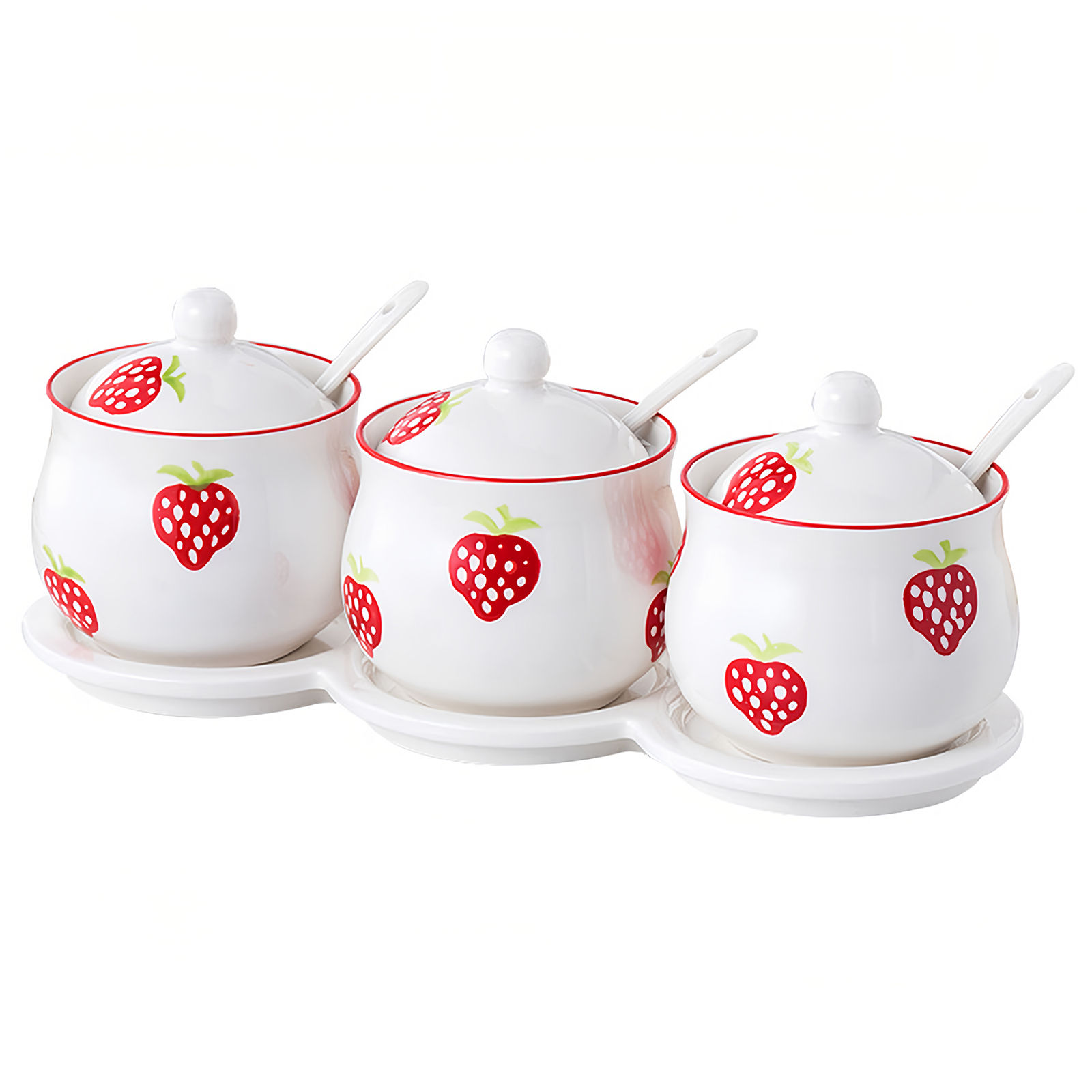 Sugar Bowl With Lid And Spoon, Sugar Jar, Sugar Pot, Sugar Dish ...