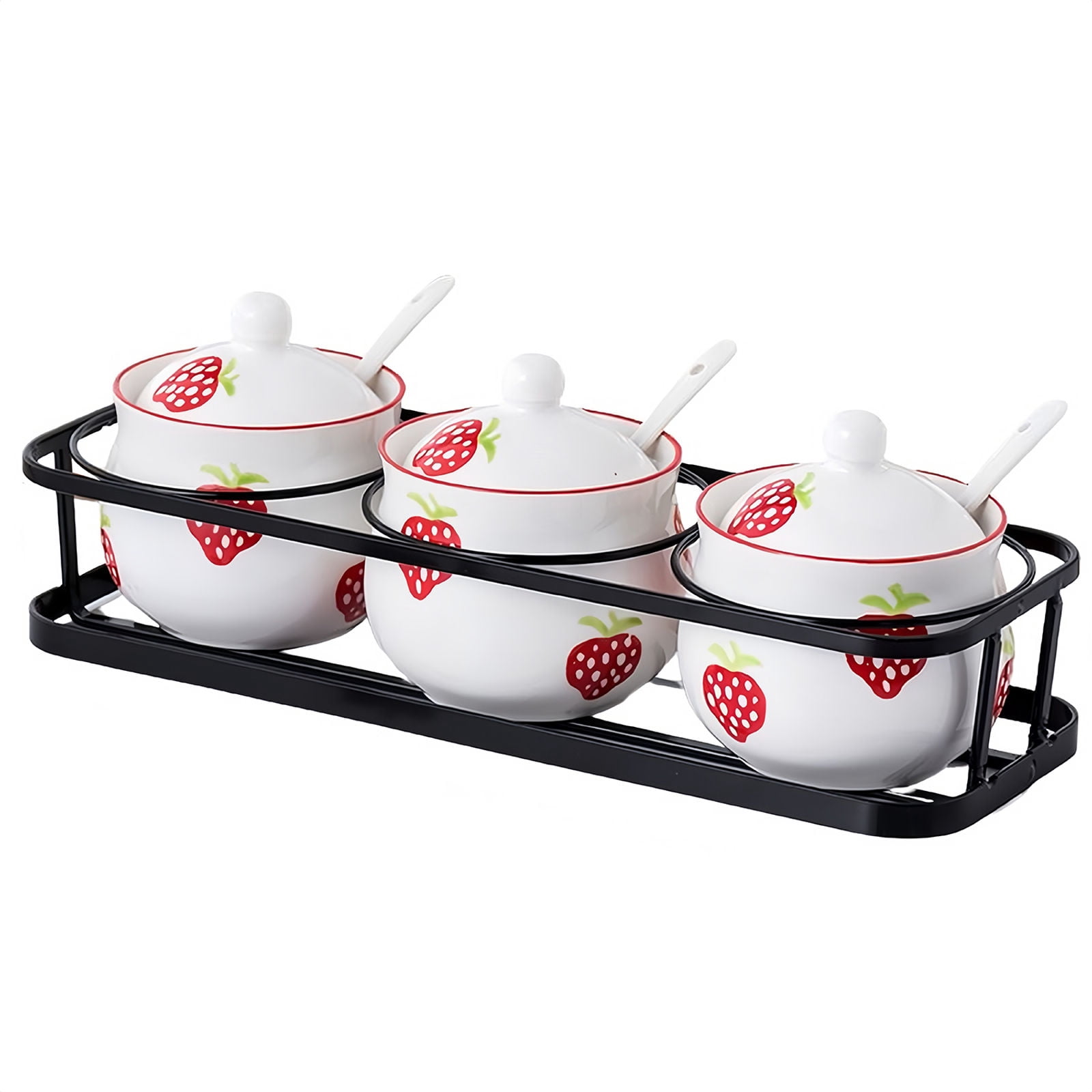 Sugar Bowl With Lid And Spoon, Sugar Jar, Sugar Pot, Sugar Dish ...