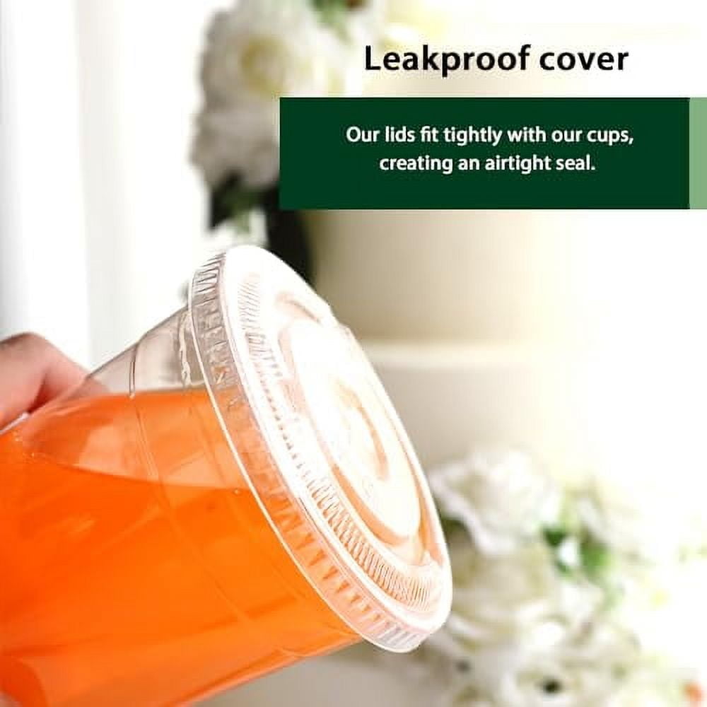 Sugar Box 600-Pack 24 OZ Crystal Clear PET Plastic Cups - Versatile ...