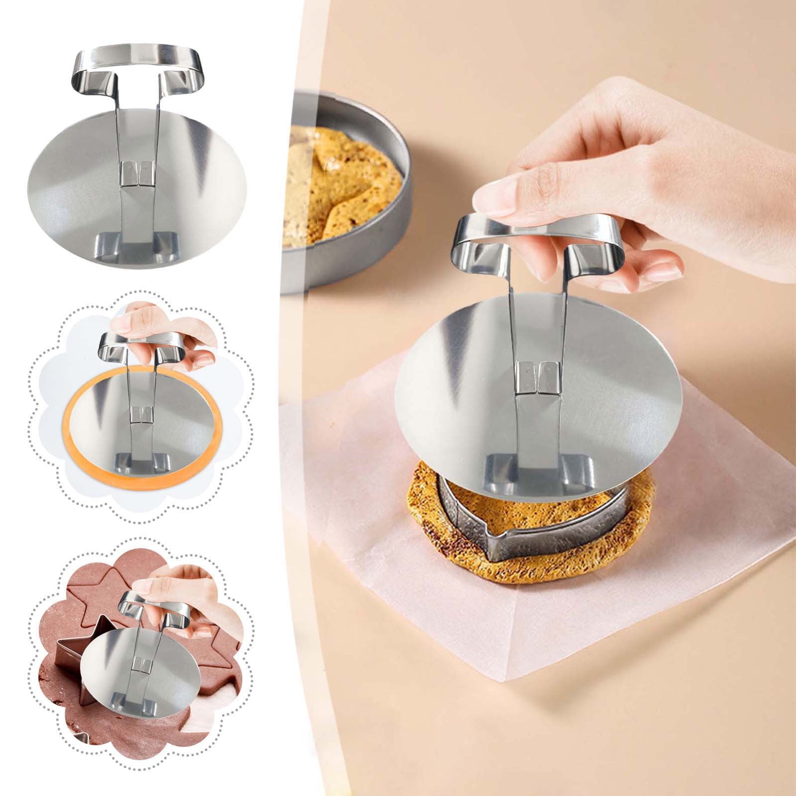 Sugar Cake Flattening Tool | Metal Press for Cookie & Fondant Molds | 3 ...