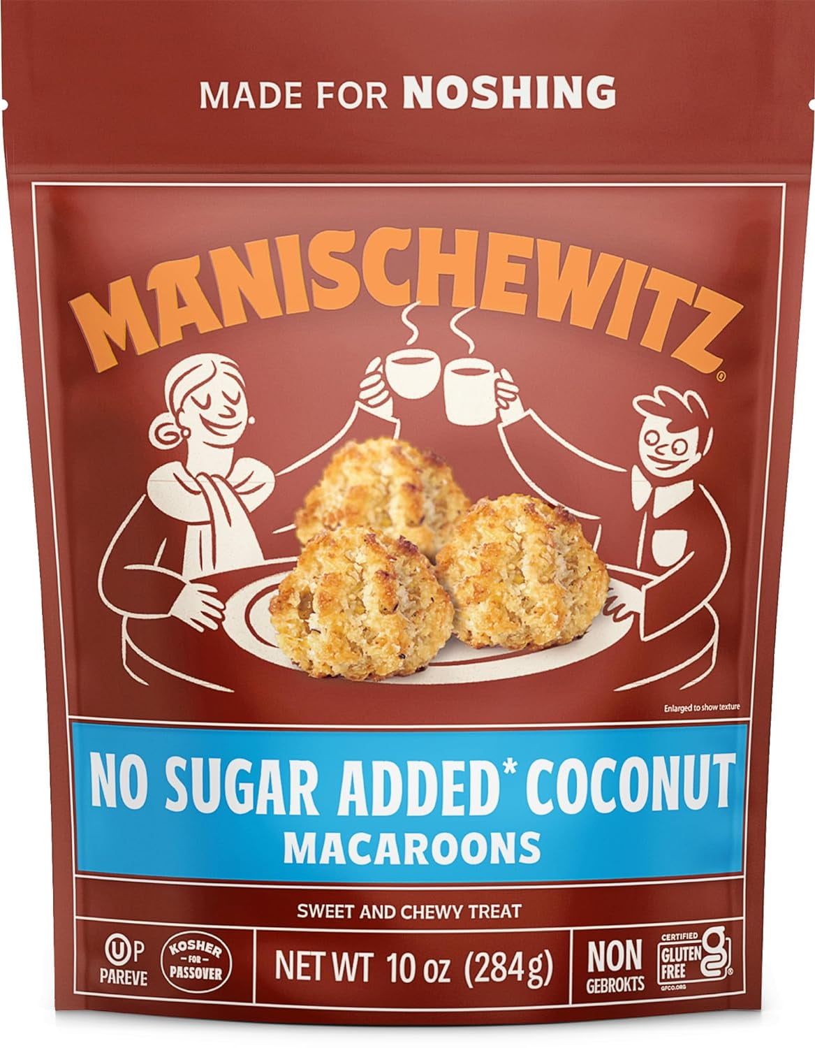 Sugar Coconut Macaroons10 Oz Resealable Bag Dairy Gluten Coconut Cookie Kosher For