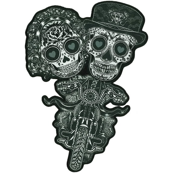 Sugar Couple Patch - High Thread Iron-on Heat Sealed Backing Sew-on ...