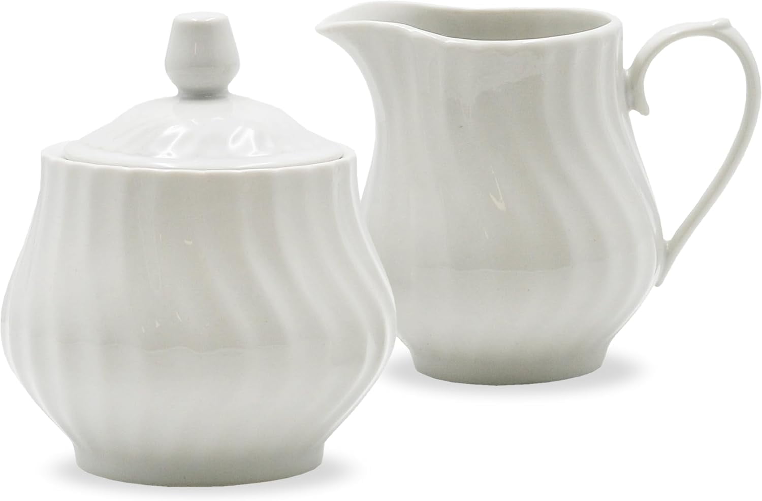 Sugar and Creamer Set - Porcelain Sugar and Creamer Vintage Tea Set ...