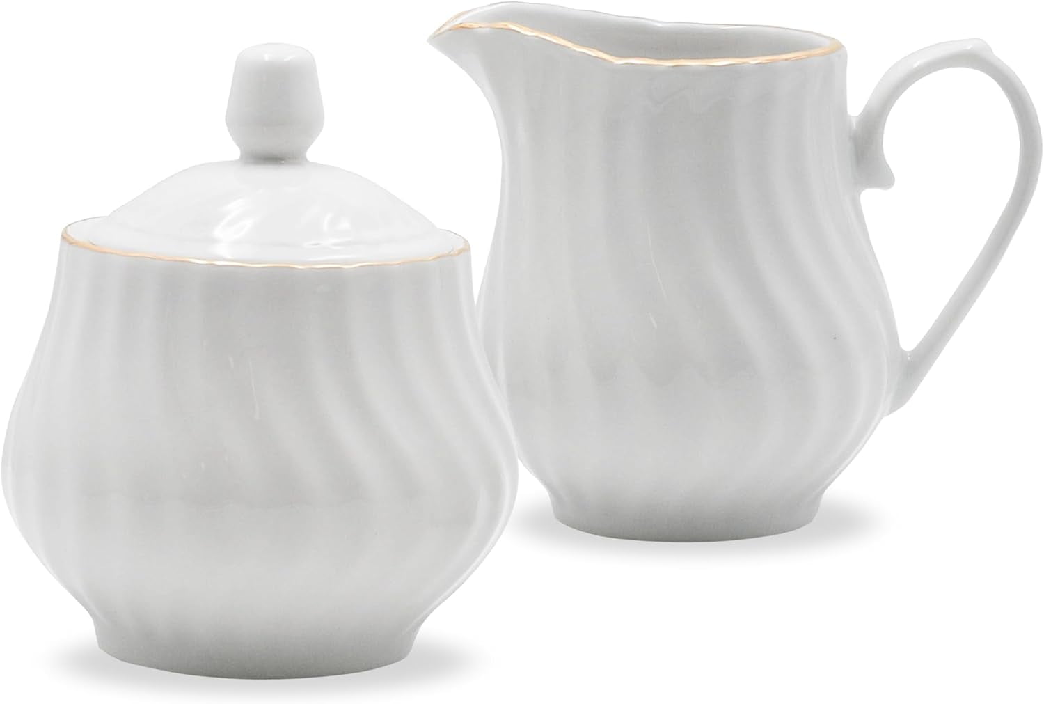 Sugar and Creamer Set - Porcelain Sugar and Creamer Vintage Tea Set ...